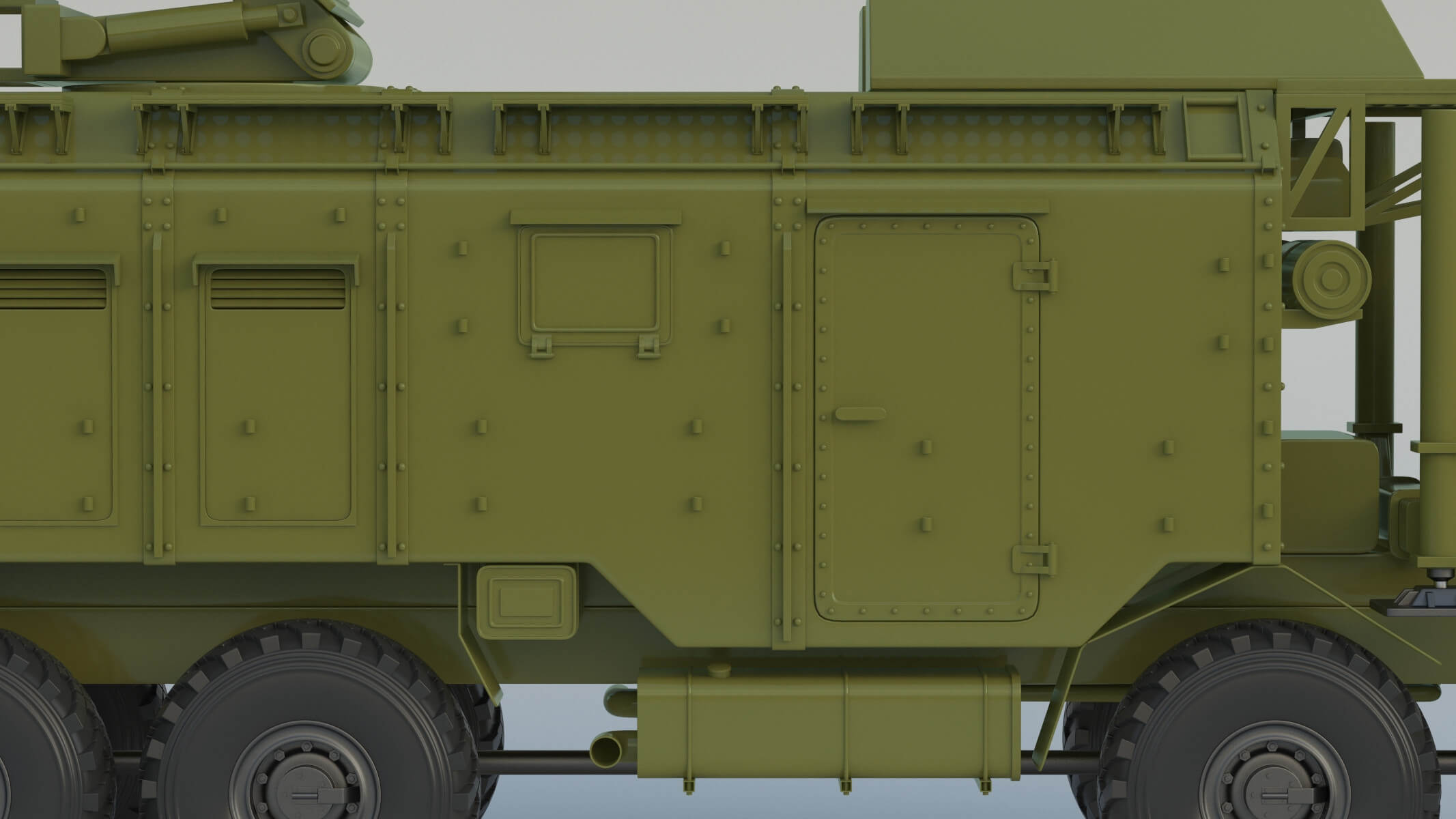 Krasukha Electronic Warfare System - 3D Model by frezzy