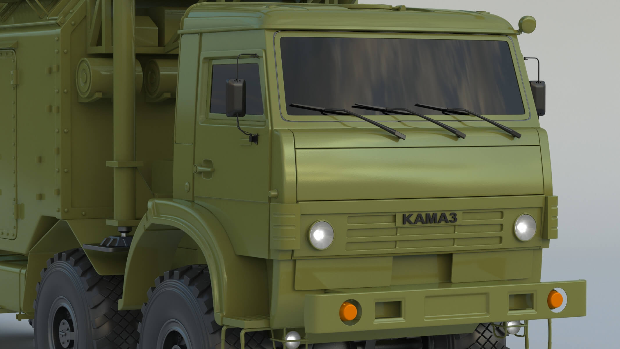 Krasukha Electronic Warfare System - 3D Model by frezzy