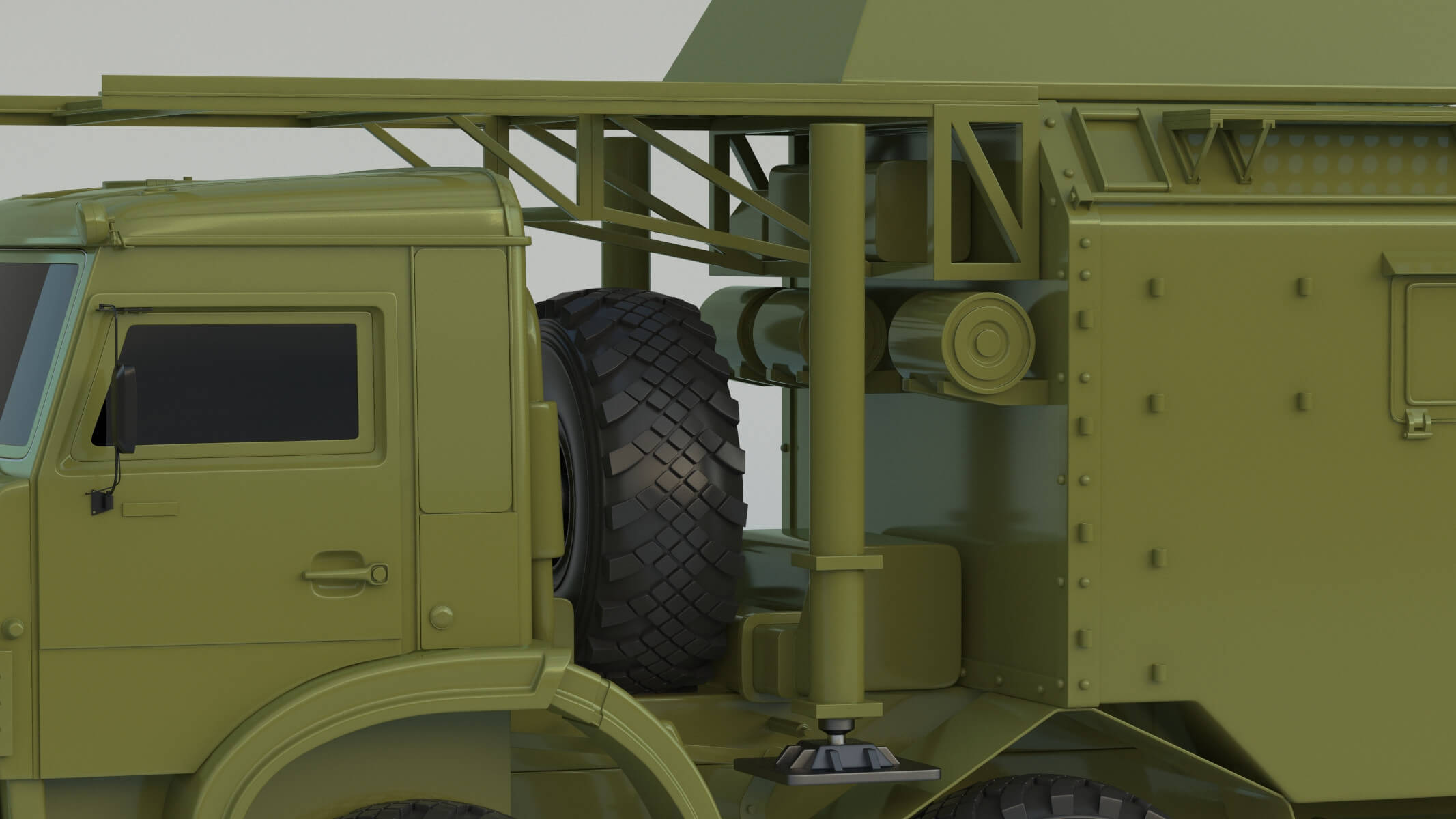 Krasukha Electronic Warfare System - 3D Model by frezzy