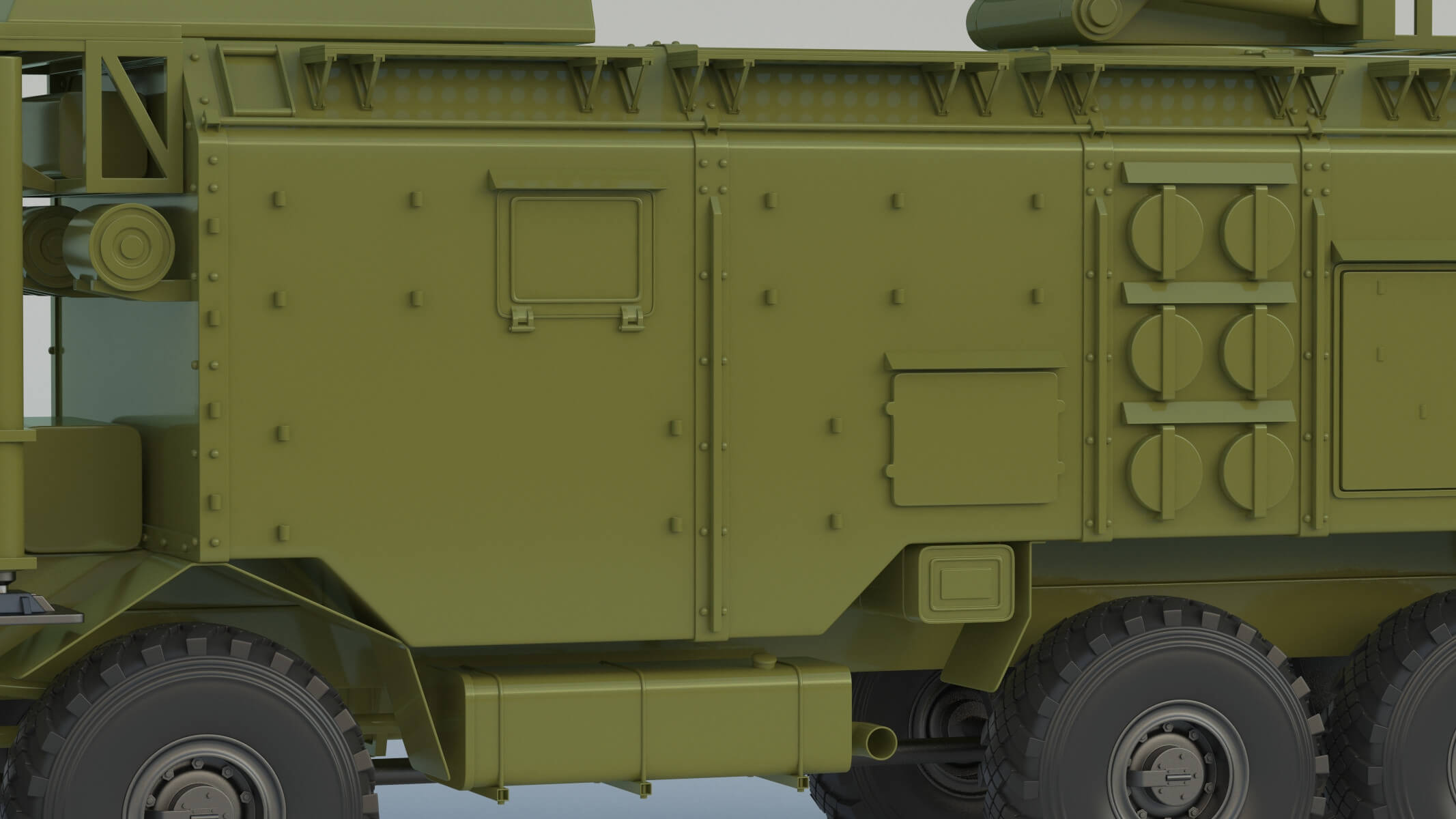 Krasukha Electronic Warfare System - 3D Model by frezzy