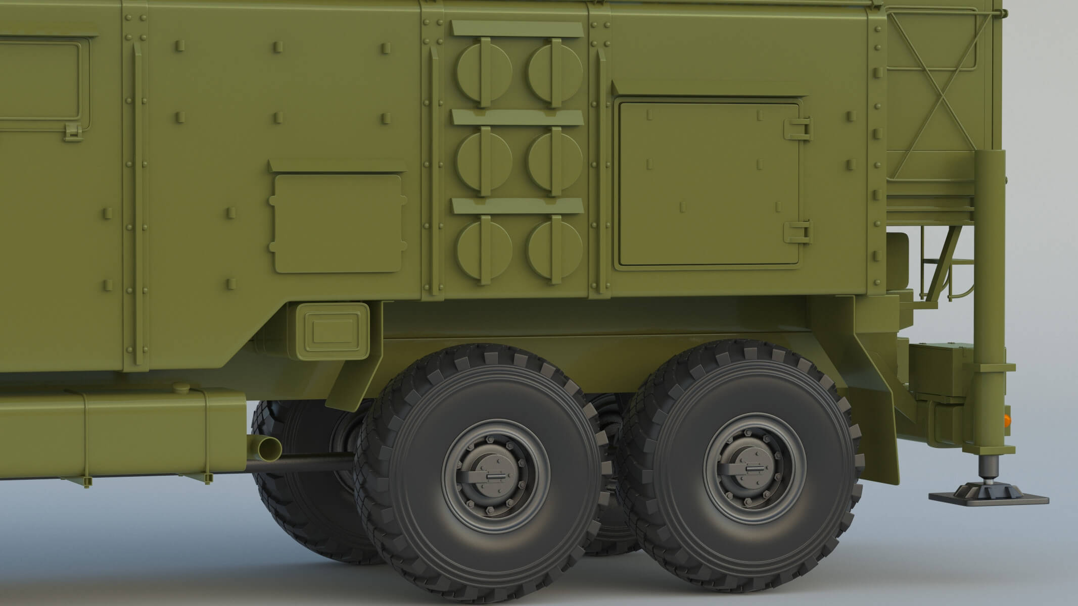 Krasukha Electronic Warfare System - 3D Model by frezzy