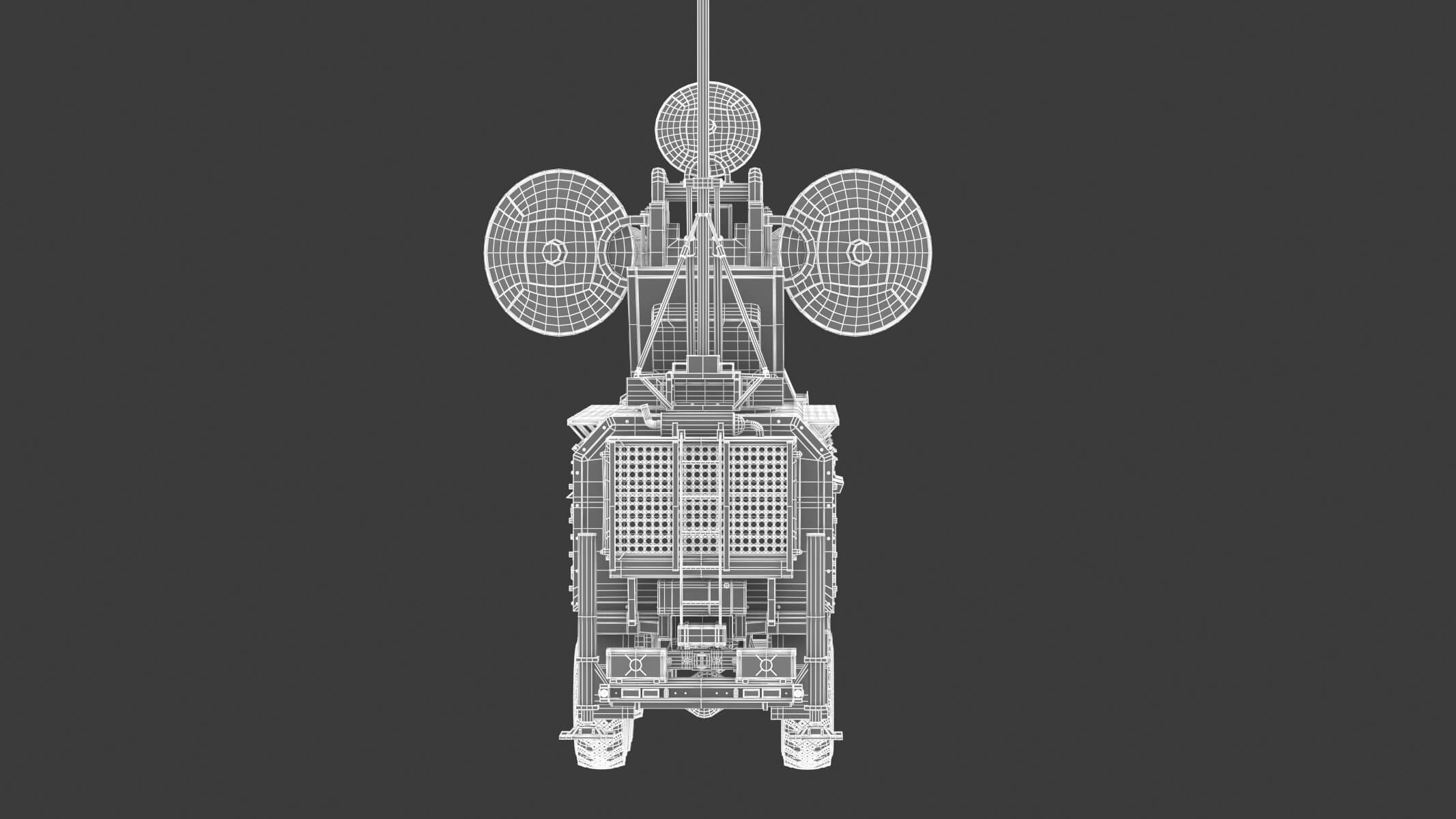 Krasukha Electronic Warfare System - 3D Model by frezzy
