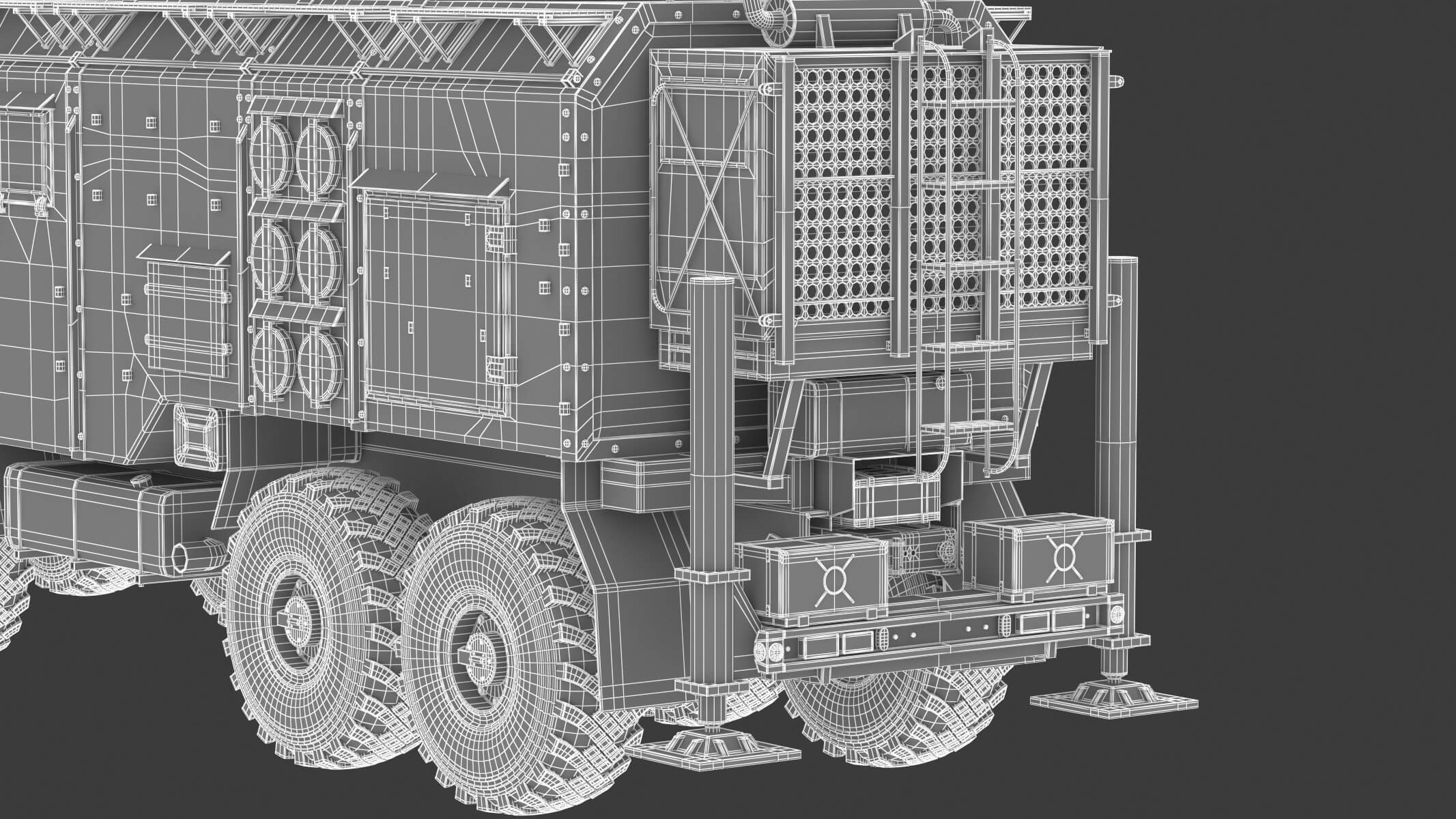 Krasukha Electronic Warfare System - 3D Model by frezzy