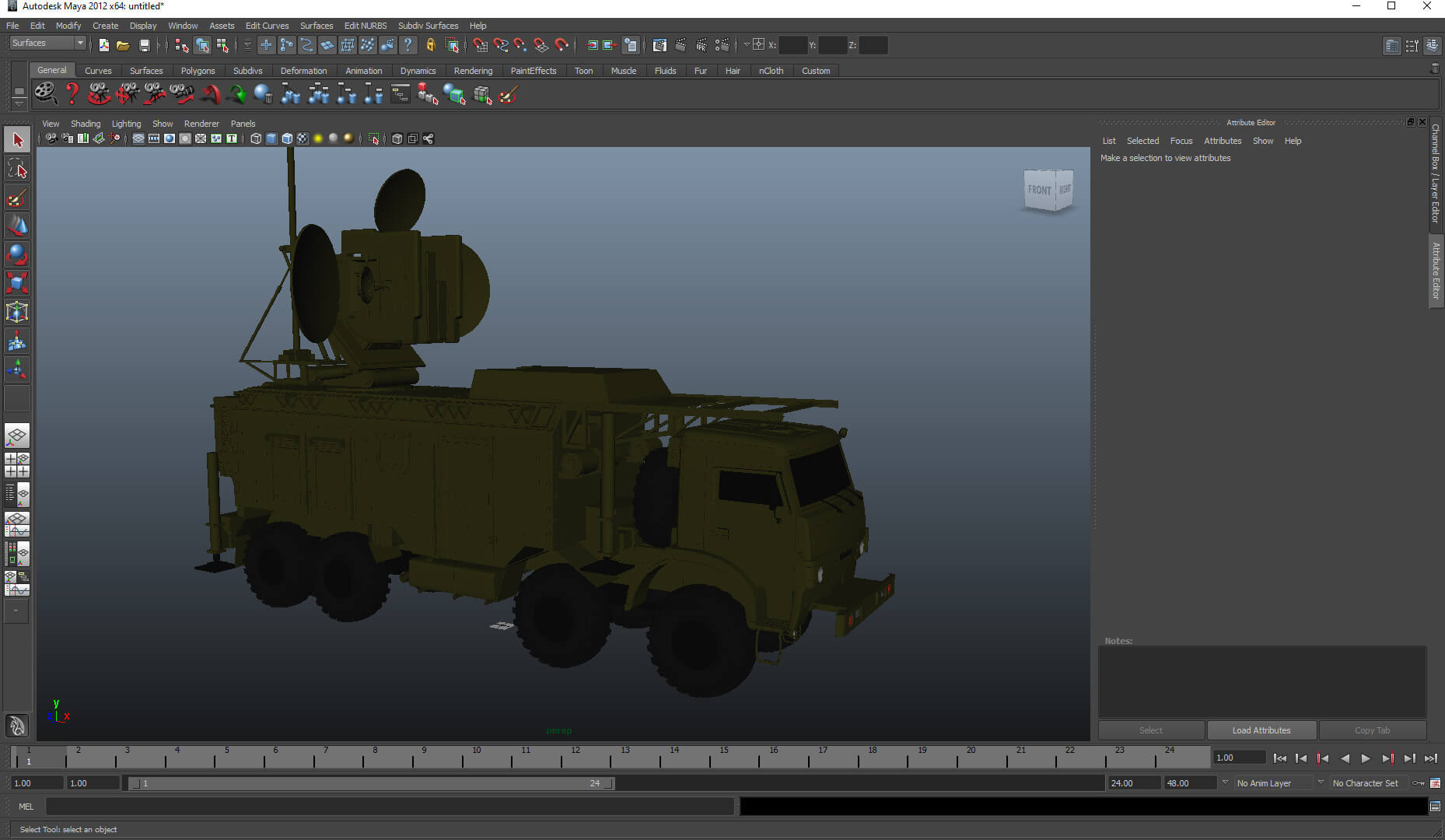 Krasukha Electronic Warfare System - 3D Model by frezzy