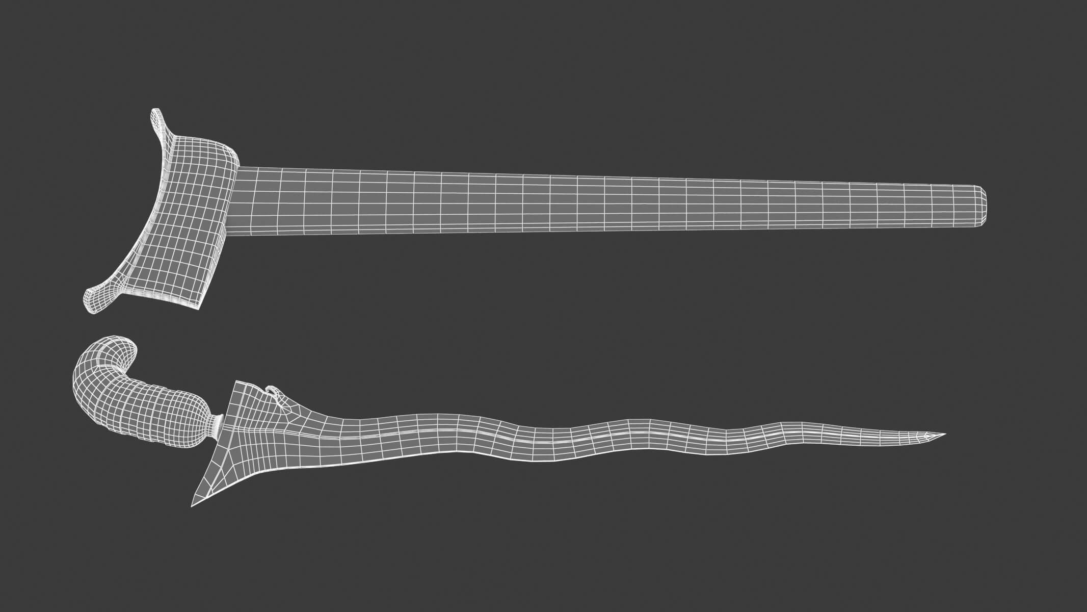 Kris Sword - 3D Model by frezzy