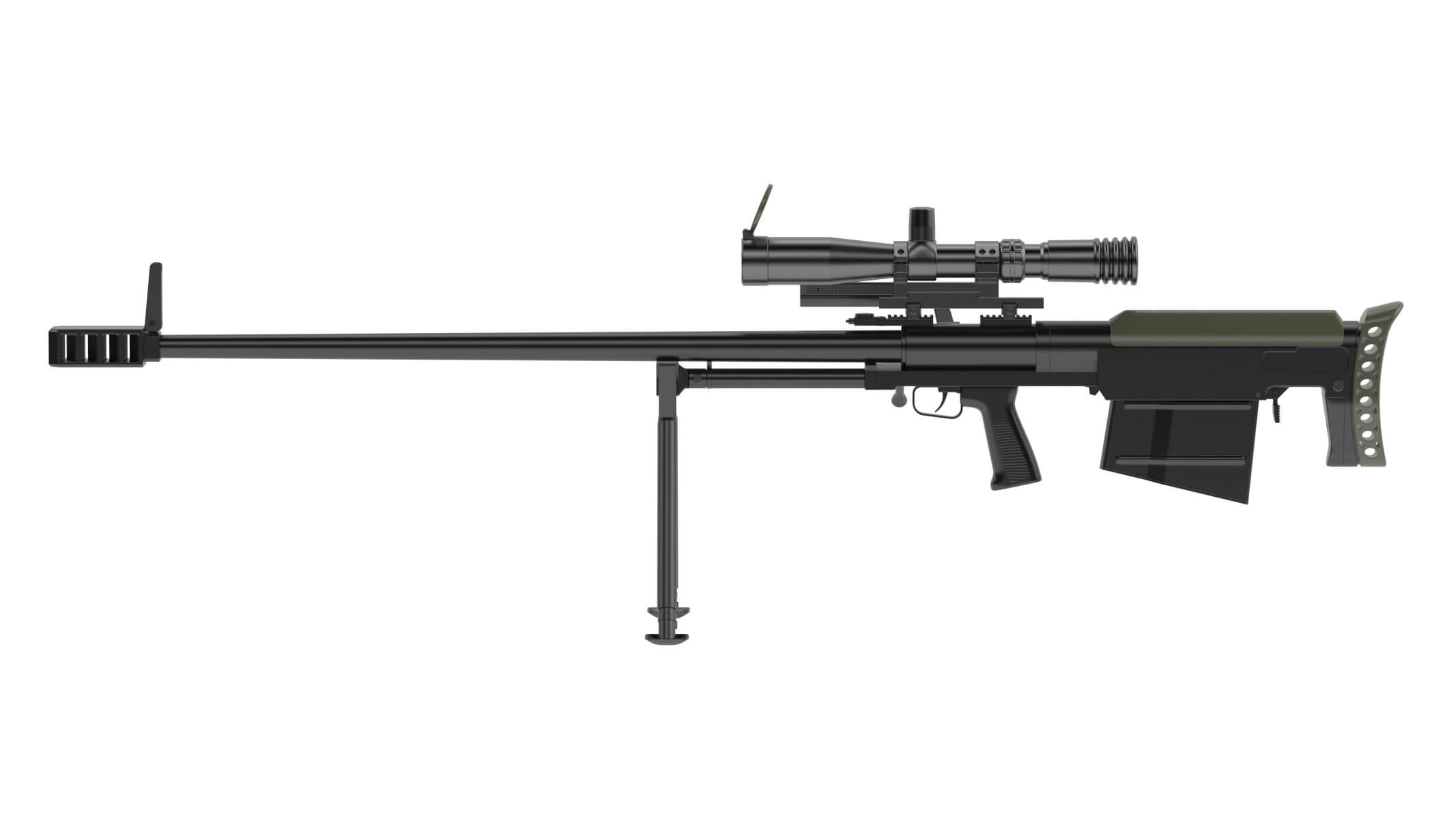 KSVK 12.7 - 3D Model by frezzy