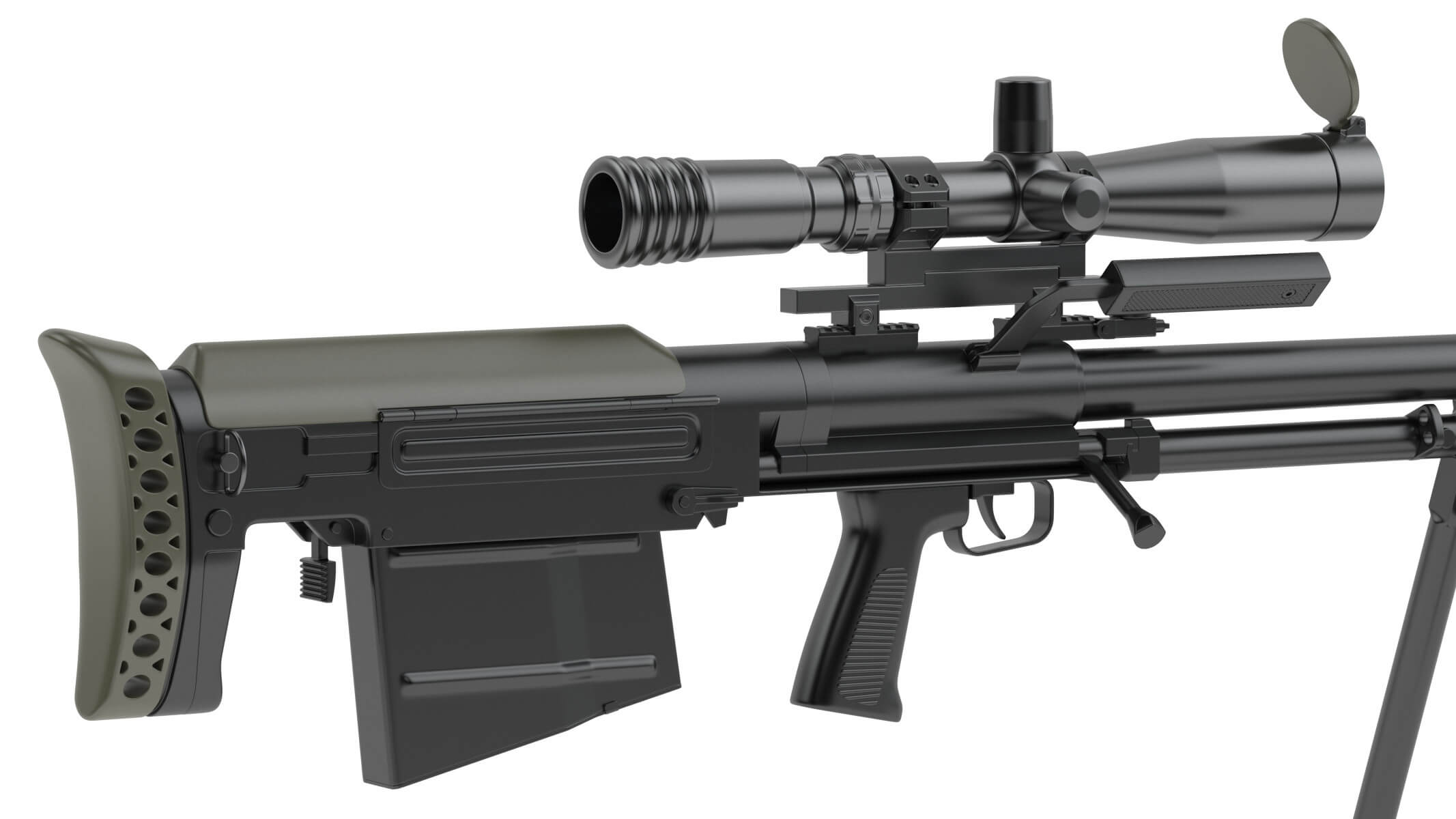 KSVK 12.7 - 3D Model by frezzy