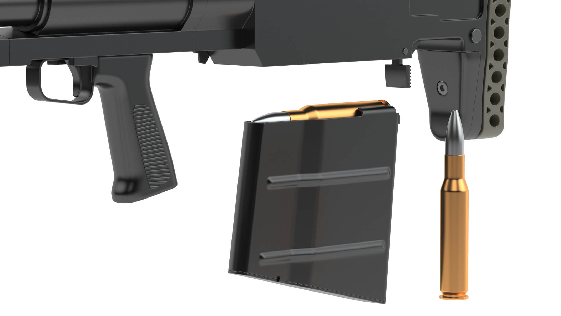 KSVK 12.7 - 3D Model by frezzy