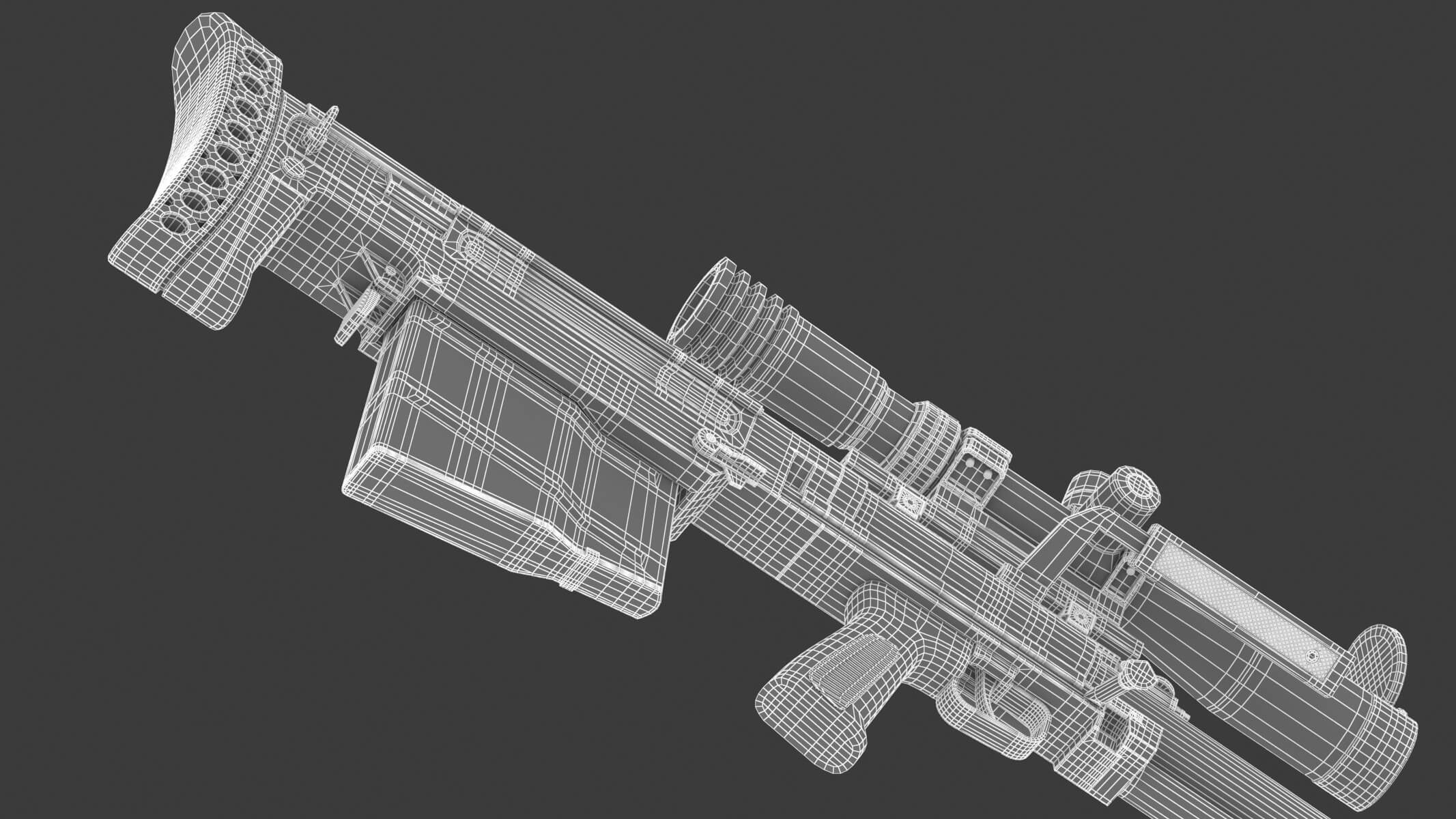 KSVK 12.7 - 3D Model by frezzy