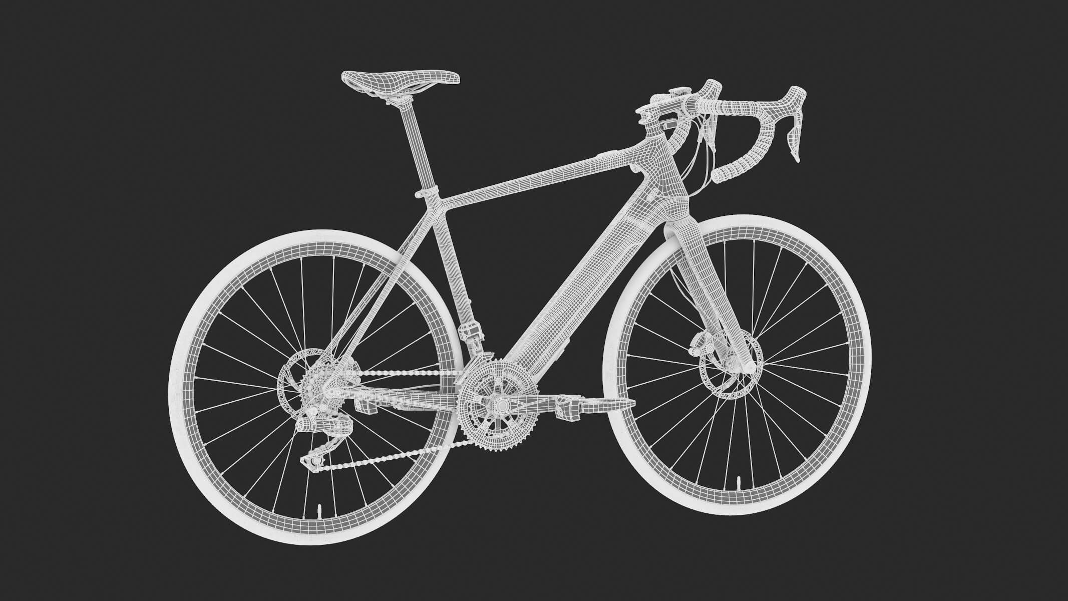 KTM Macina Mezzo Road Bike - 3D Model by frezzy