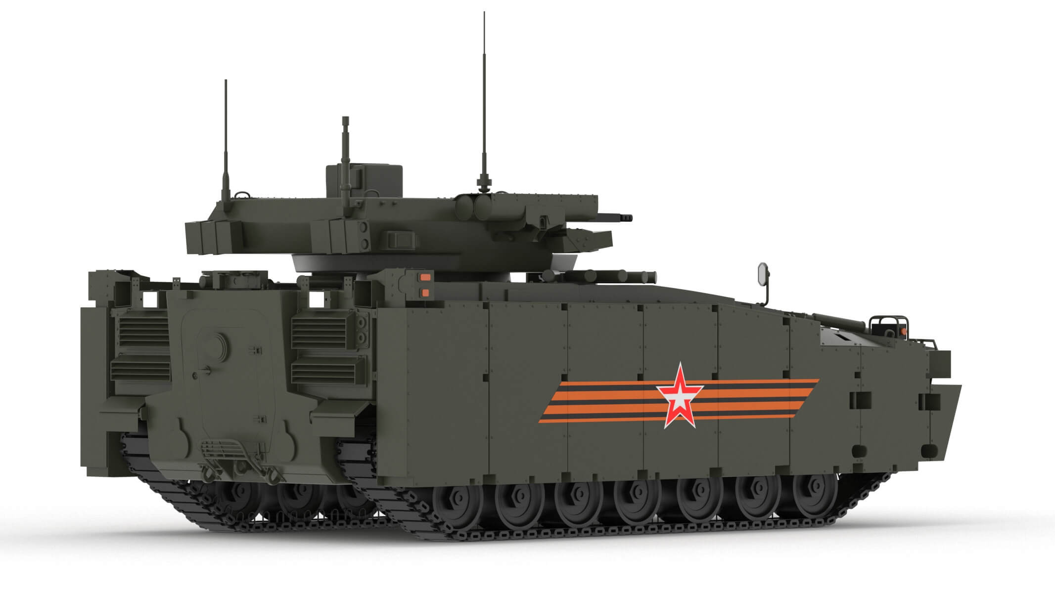 Kurganets-25 IFV 3D Model by frezzy