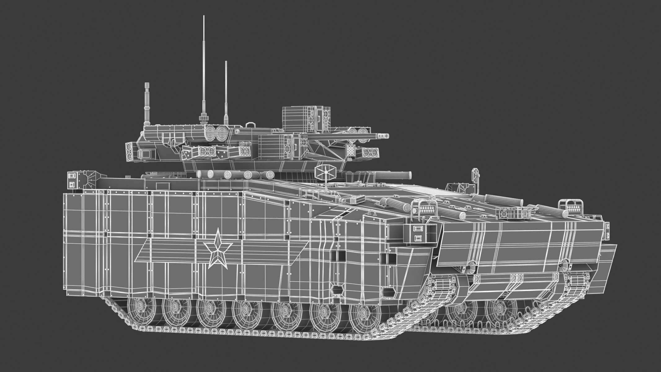 Kurganets-25 IFV 3D Model by frezzy