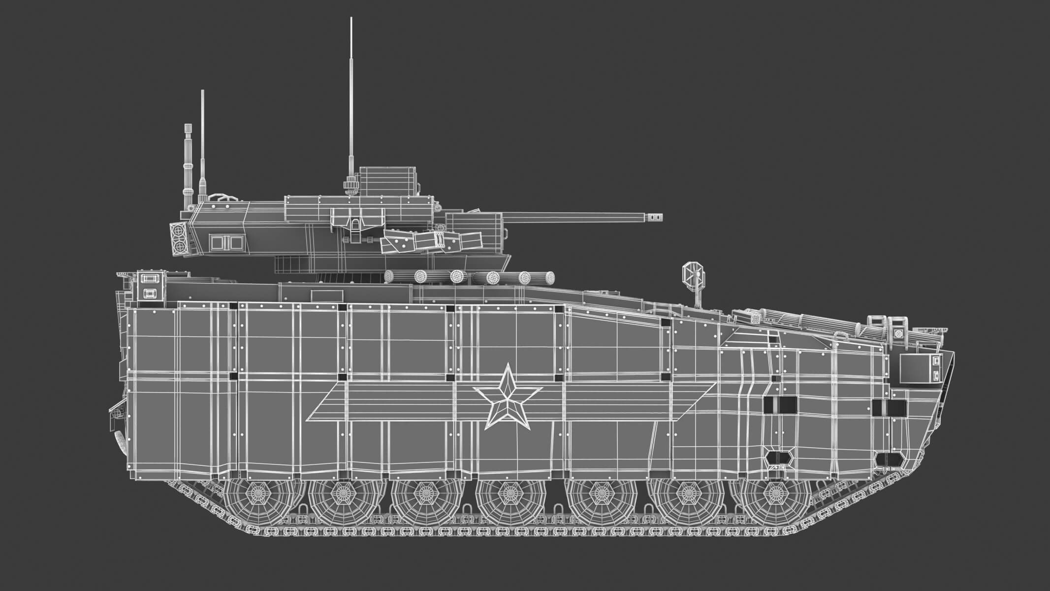 Kurganets-25 IFV 3D Model by frezzy