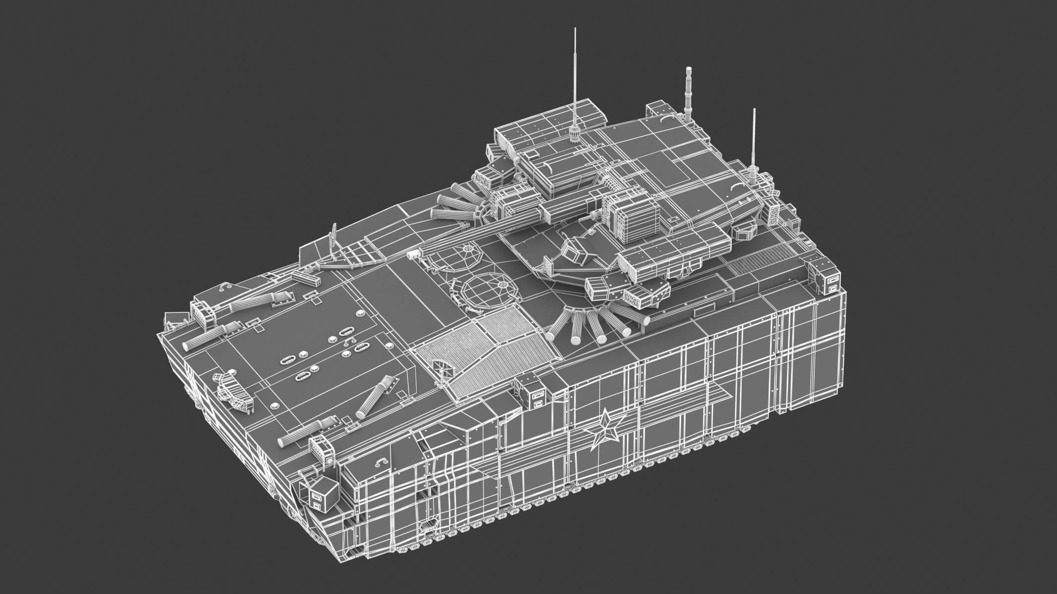 Kurganets-25 IFV 3D Model by frezzy