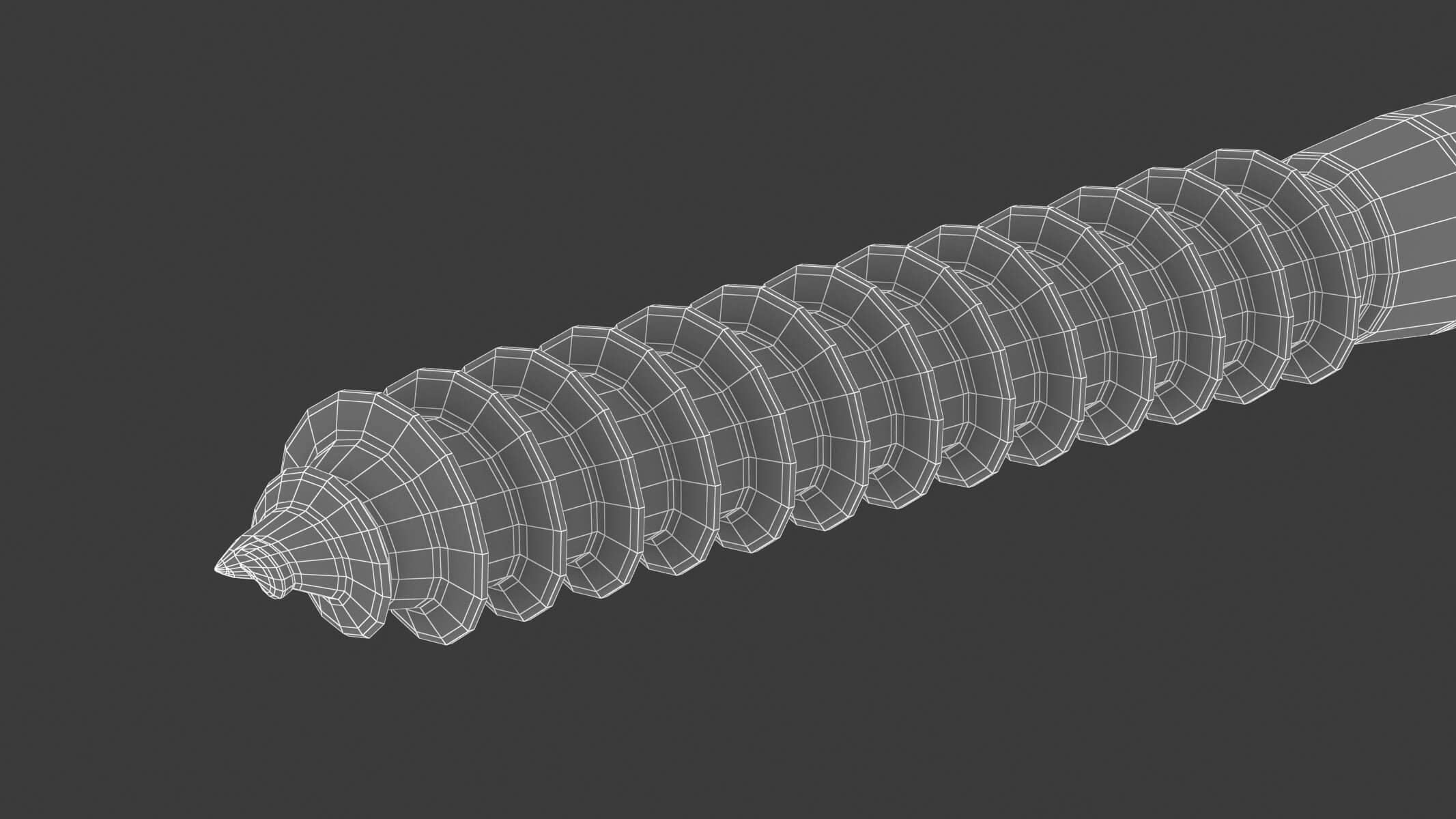 Lag Bolt - 3D Model by frezzy