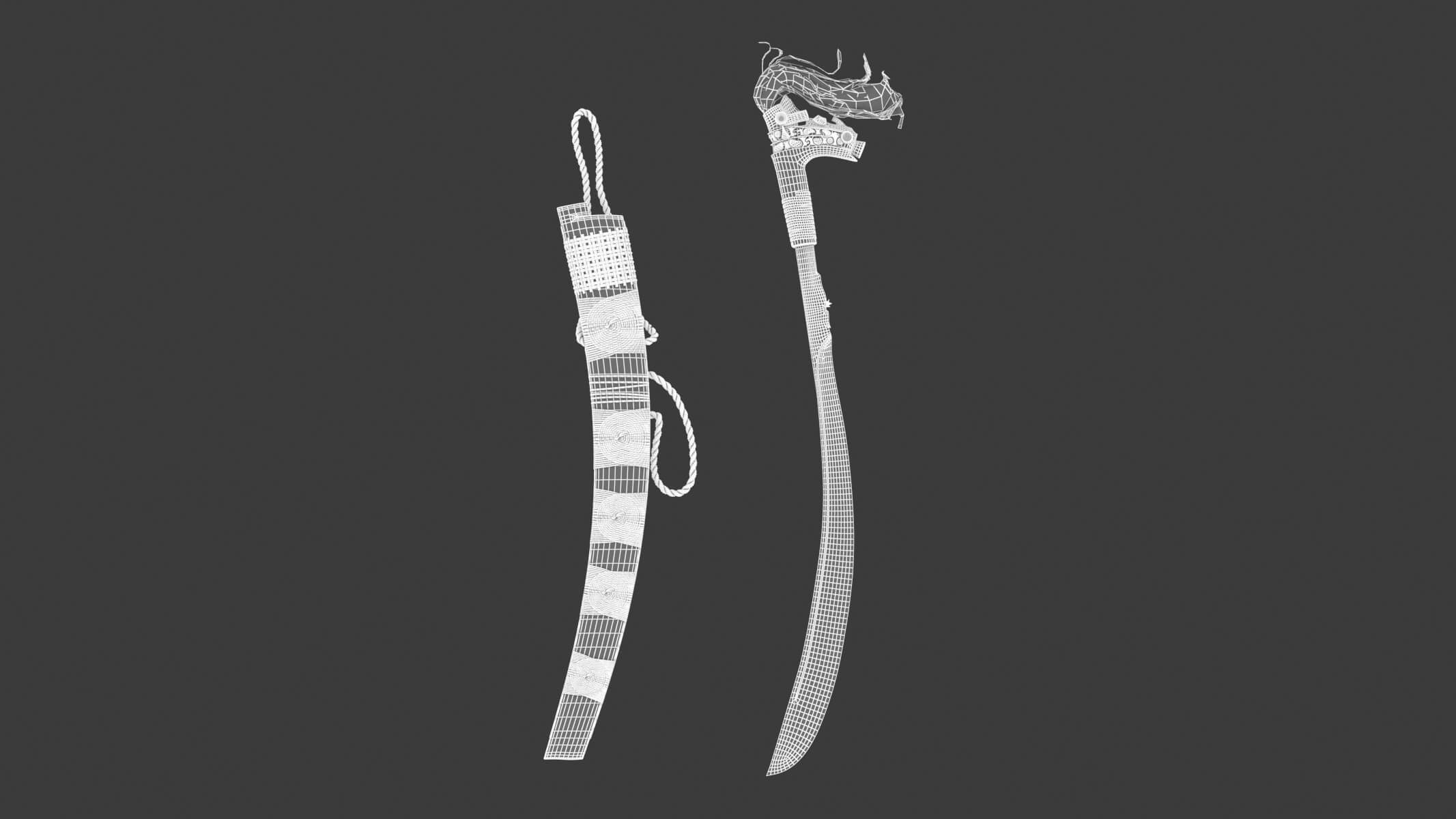 Langgai Tinggang - 3D Model by frezzy
