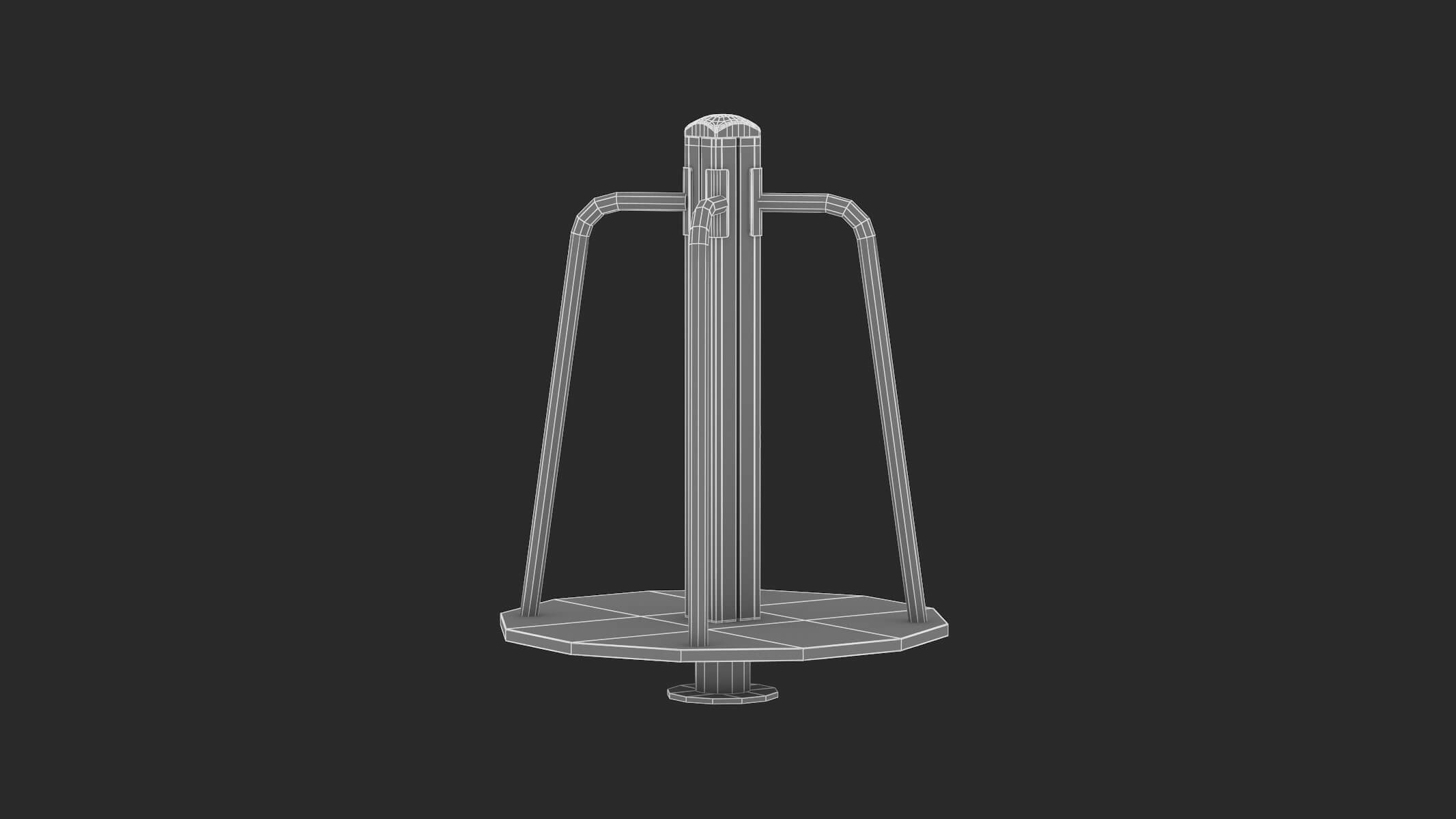 Lappset Carousel - 3D Model by frezzy