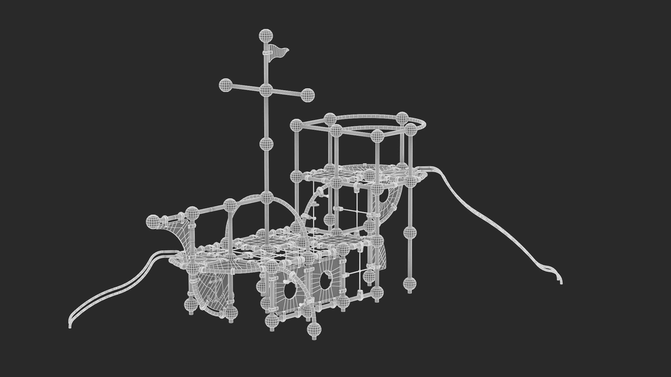 Lappset Carraxx Play Ship - 3D Model by frezzy