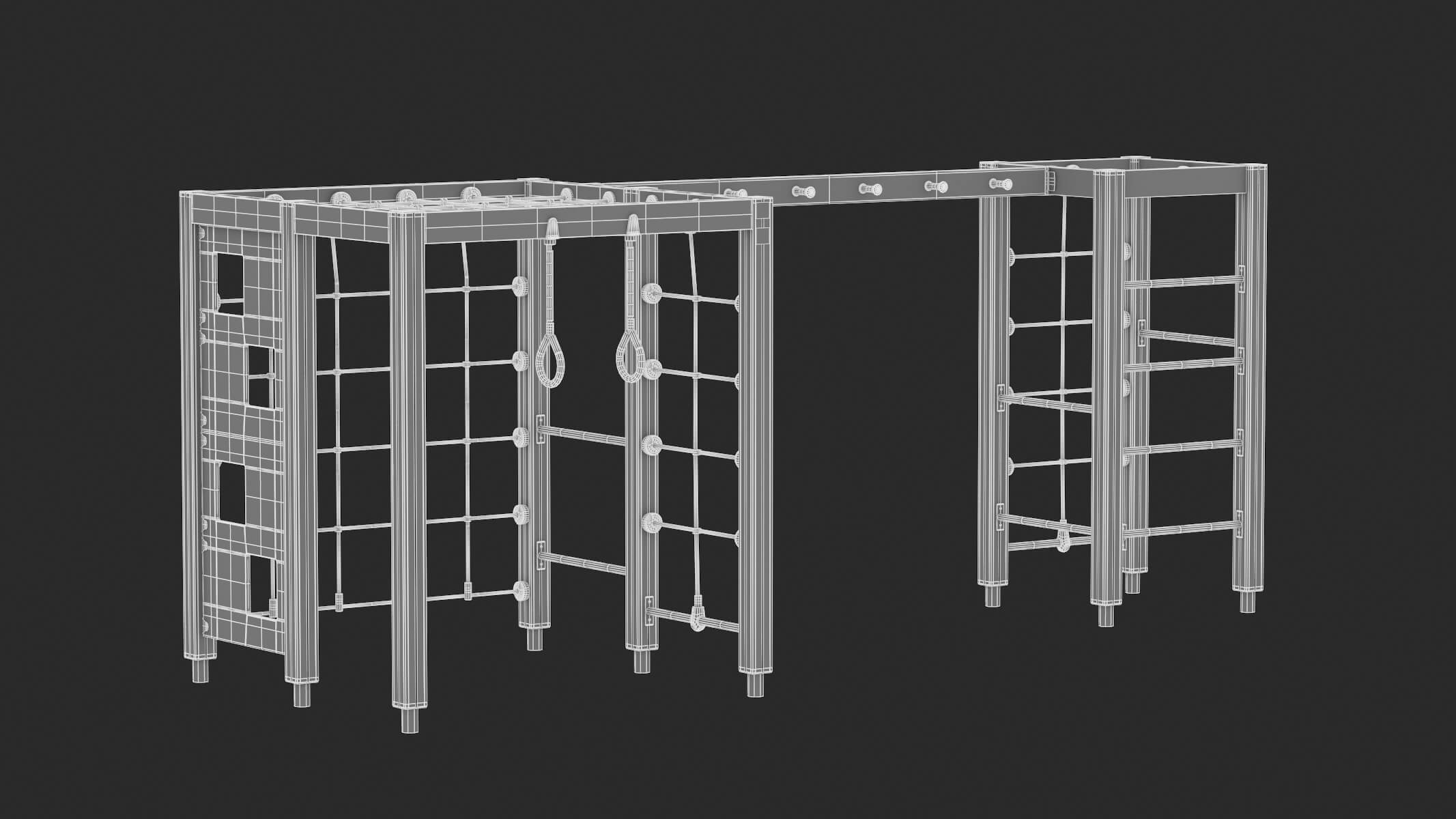 Lappset Climbing Track 01 - 3D Model by frezzy