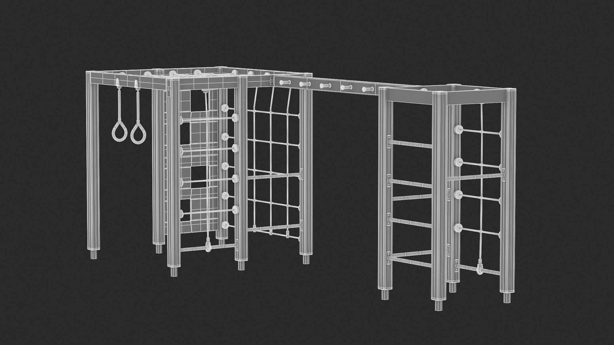 Lappset Climbing Track 01 - 3D Model by frezzy