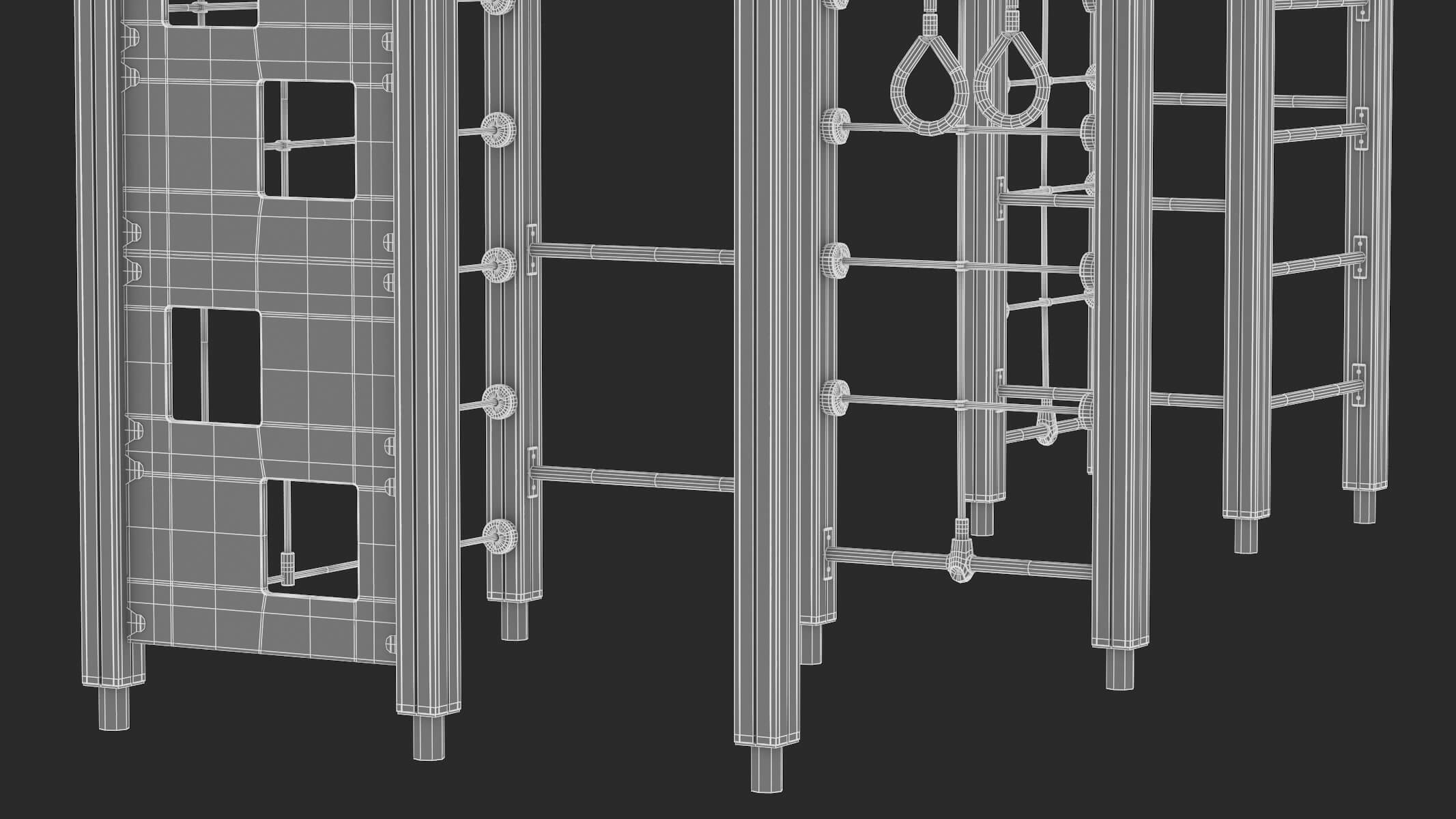 Lappset Climbing Track 01 - 3D Model by frezzy