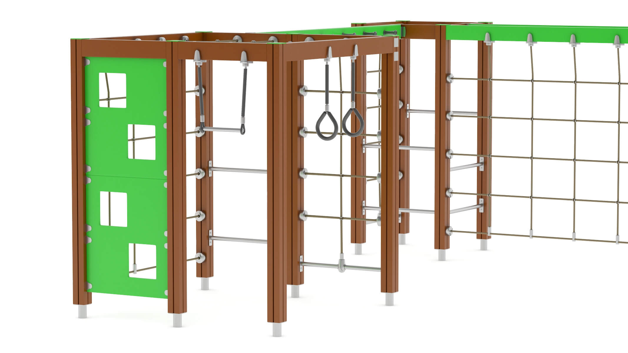 Lappset Climbing Track 02 - 3D Model by frezzy