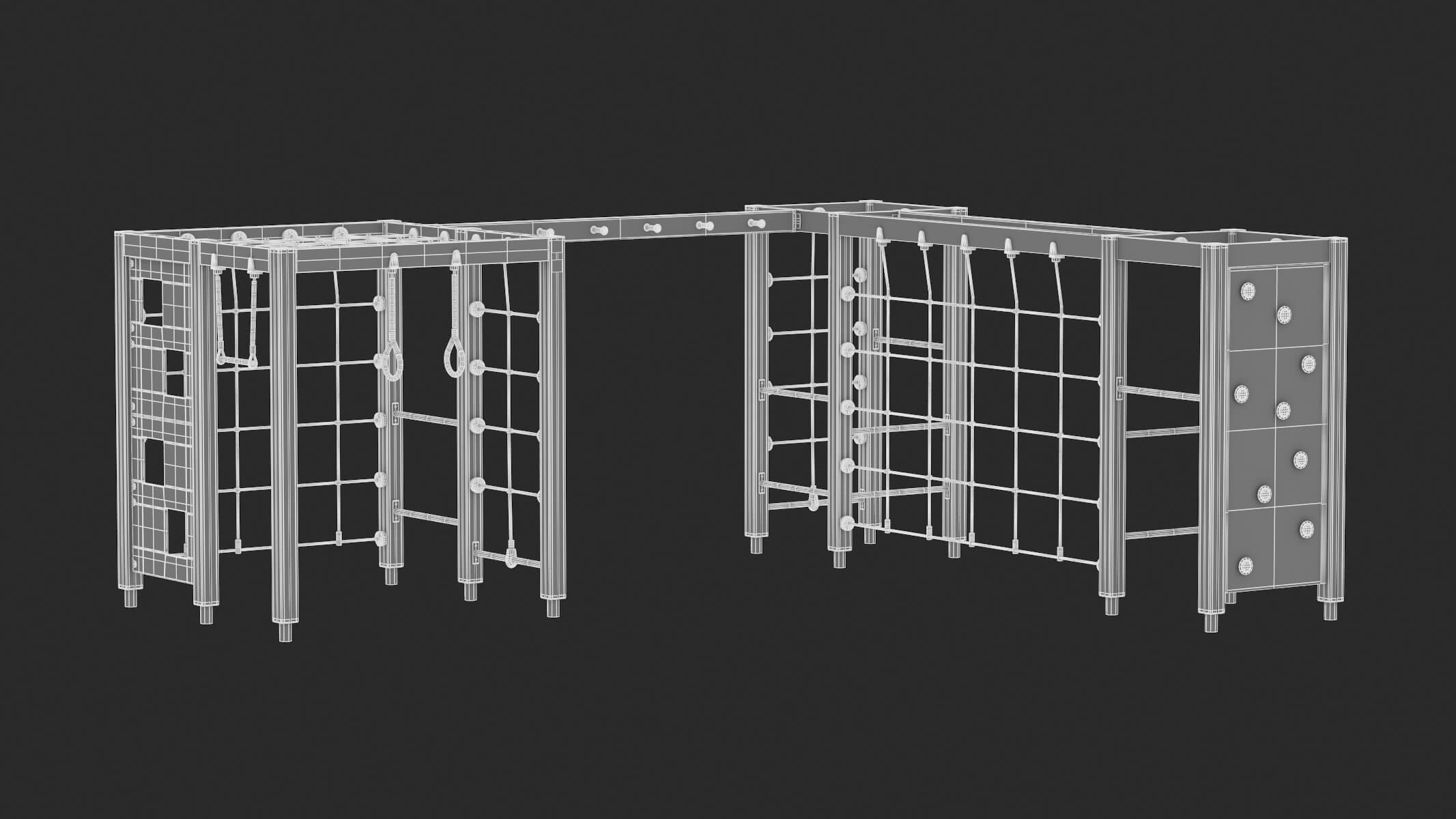 Lappset Climbing Track 02 - 3D Model by frezzy