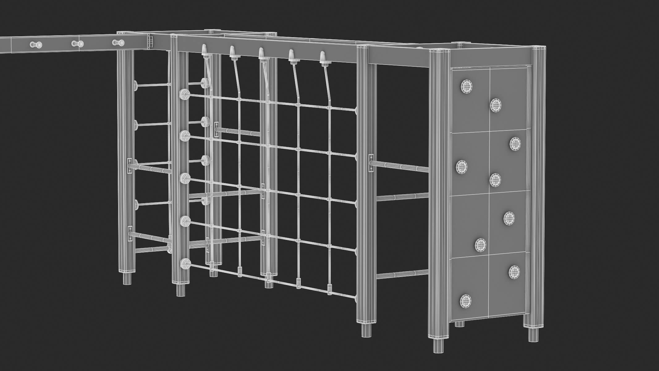 Lappset Climbing Track 02 - 3D Model by frezzy