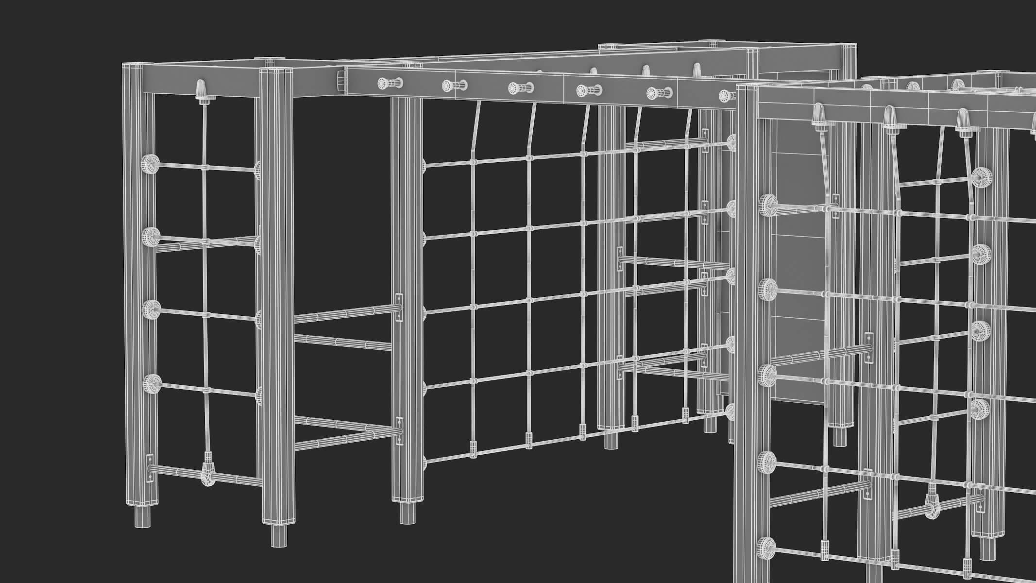 Lappset Climbing Track 02 - 3D Model by frezzy