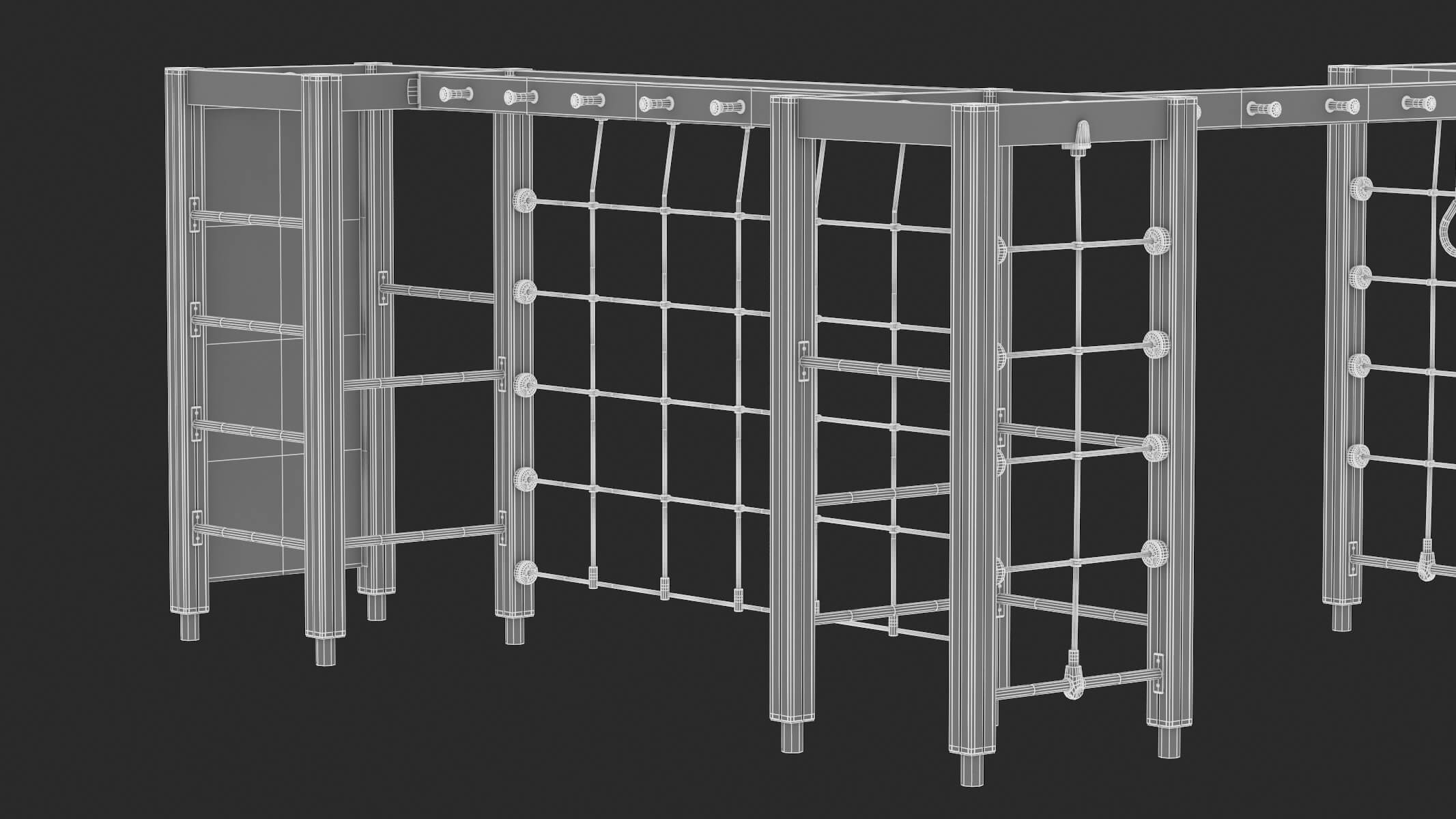 Lappset Climbing Track 02 - 3D Model by frezzy