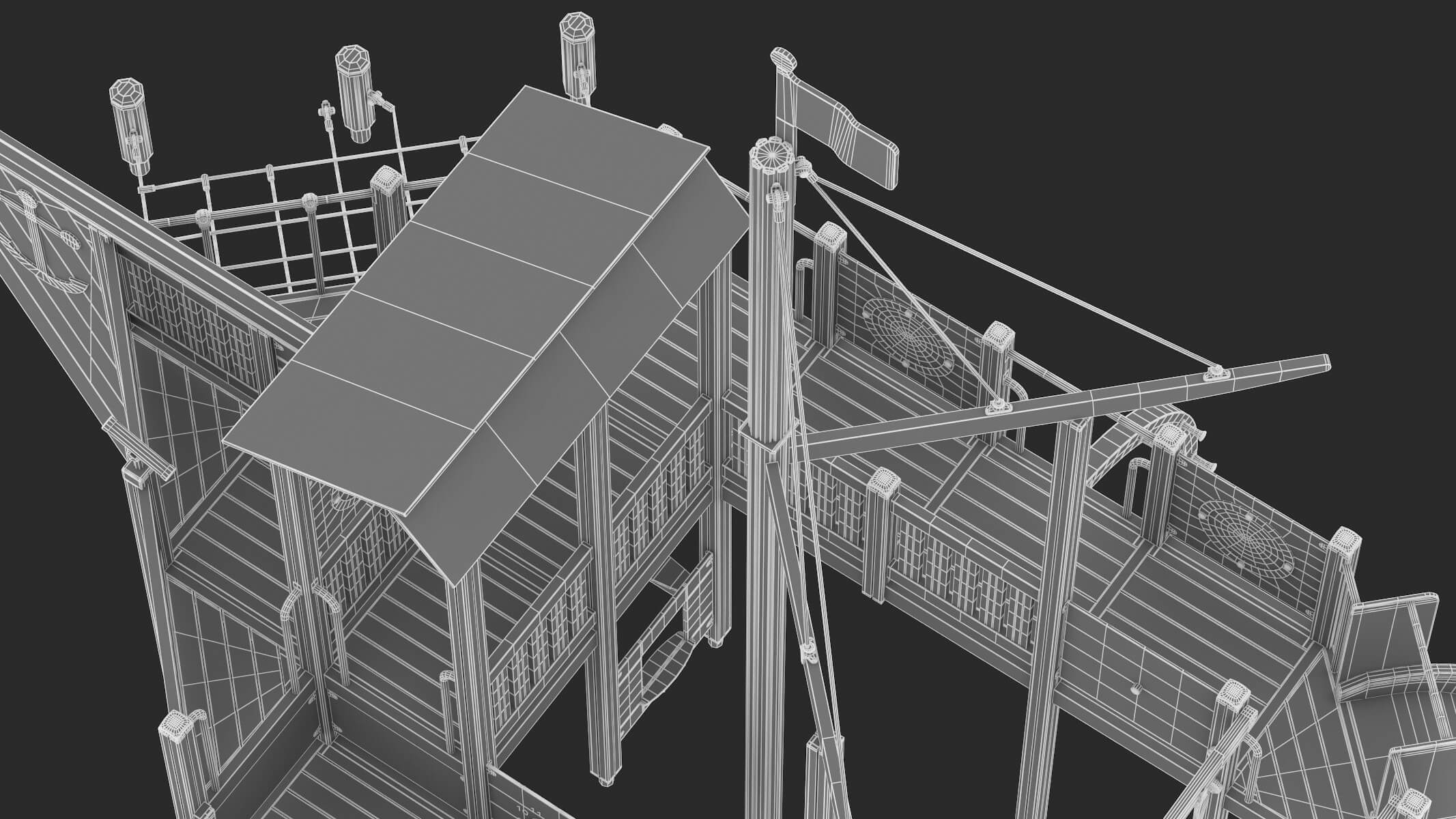 Lappset Fishing Ship - 3D Model by frezzy