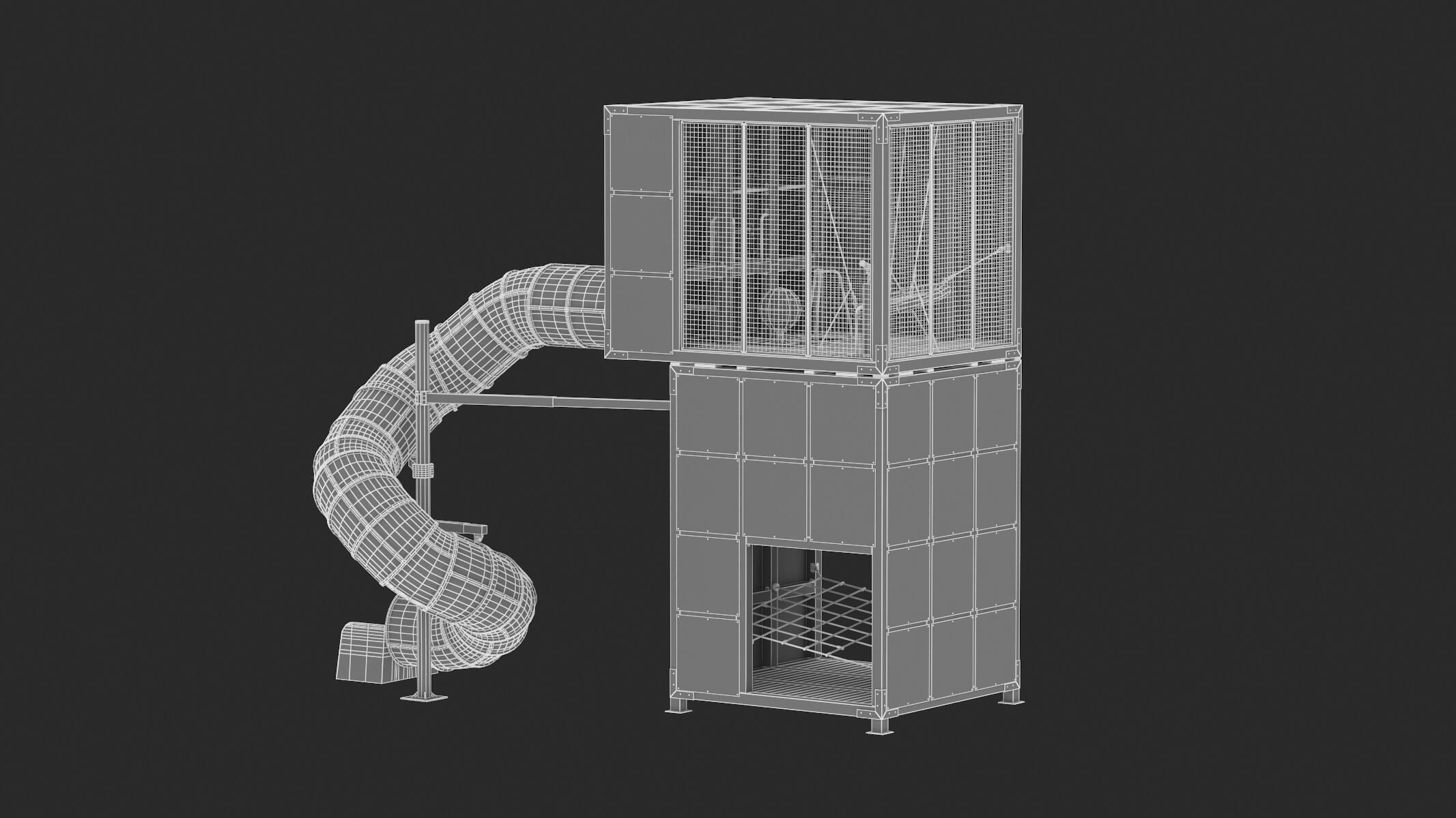 Lappset Halo Cubic 03 - 3D Model by frezzy