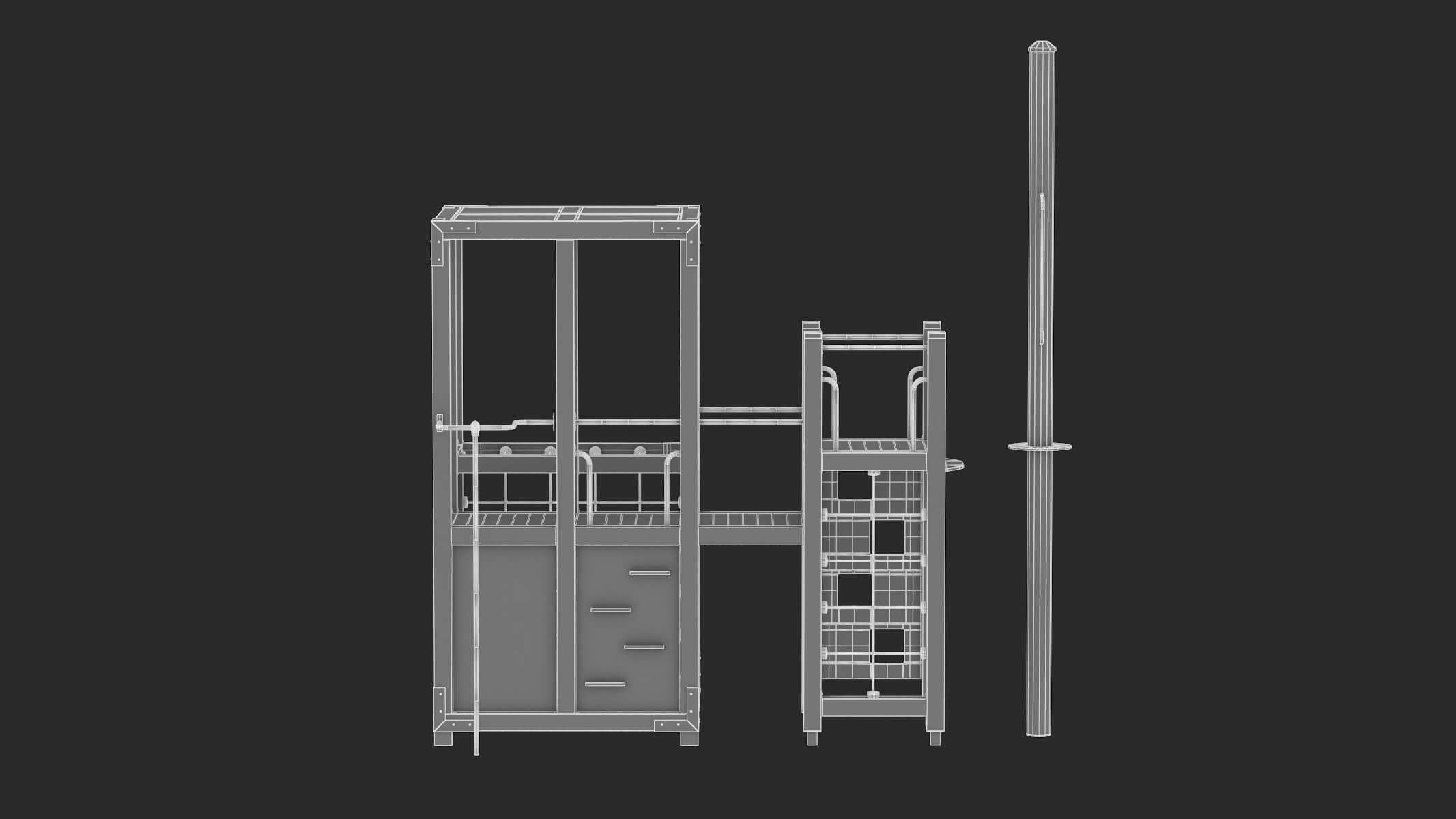 Lappset Halo Dropzone - 3D Model by frezzy