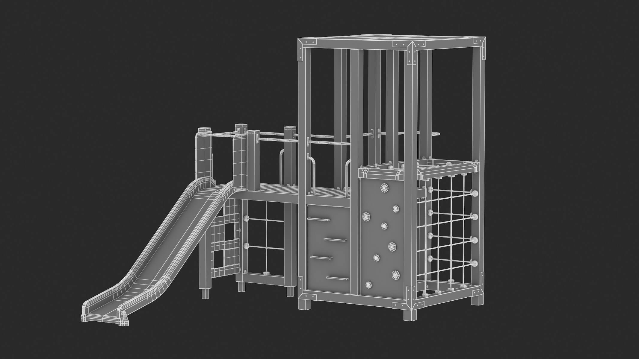 Lappset Halo Solo Play Tower - 3D Model by frezzy