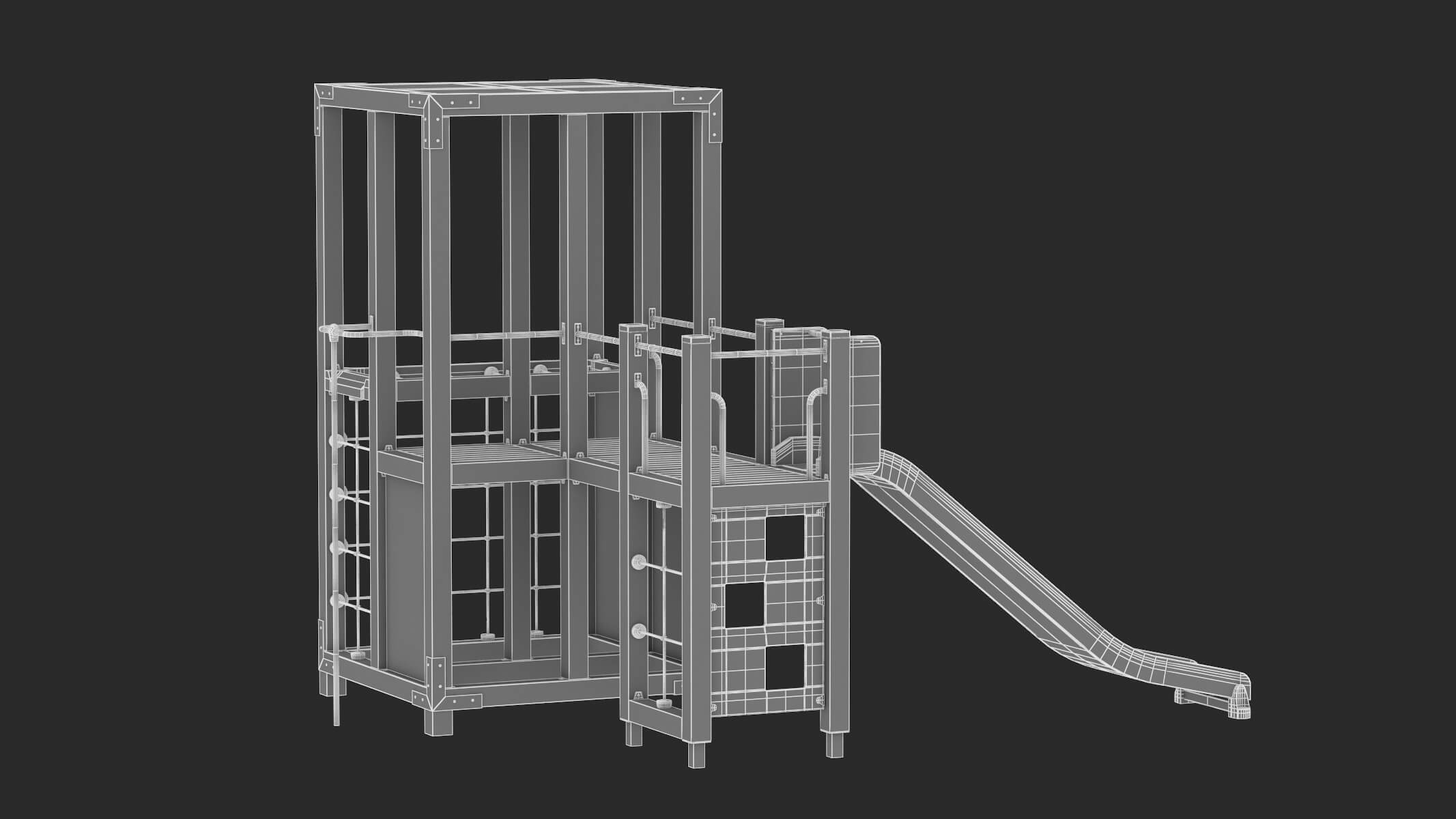 Lappset Halo Solo Play Tower - 3D Model by frezzy