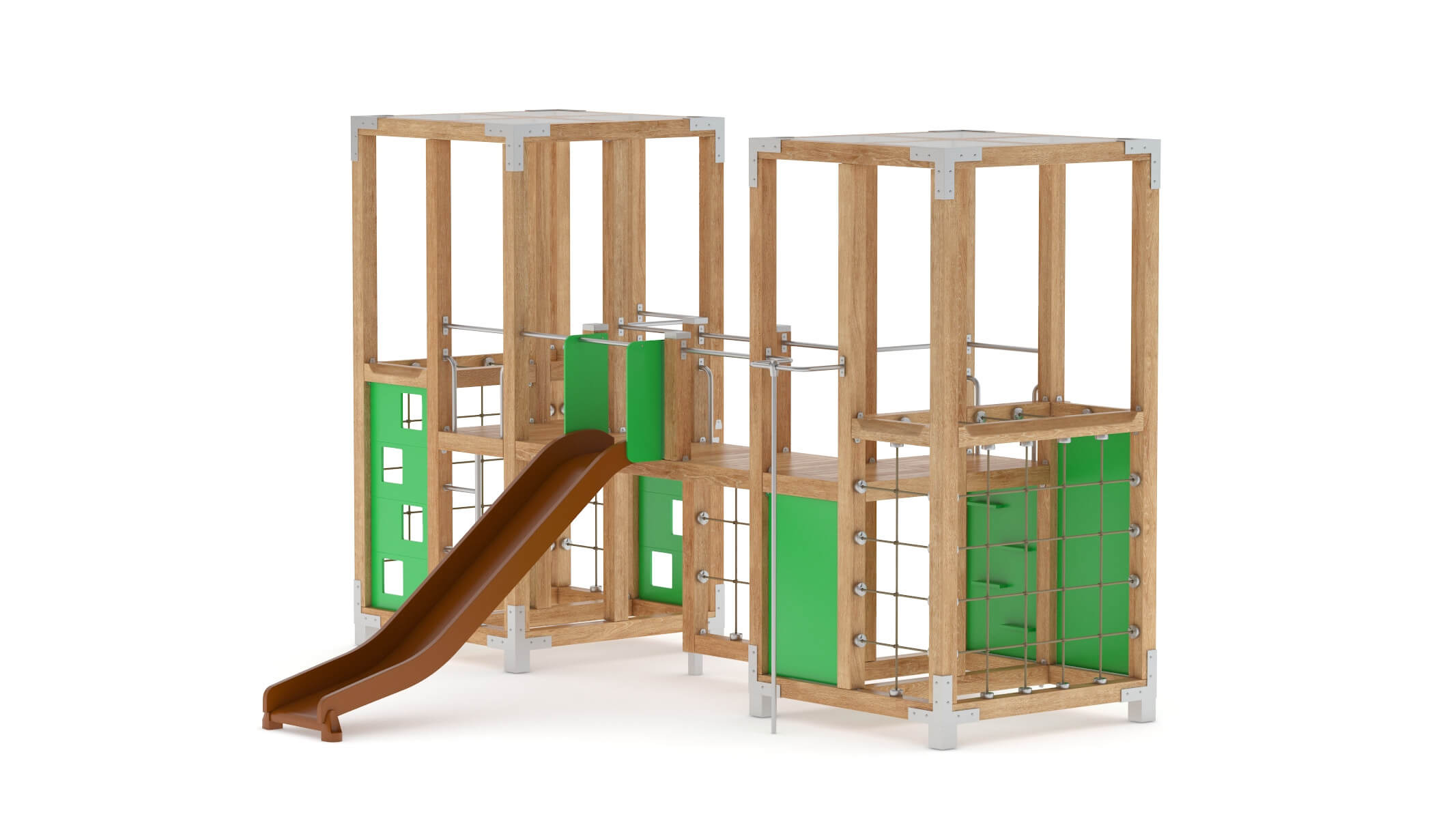 Lappset Halo Twin Play Tower - 3D Model by frezzy