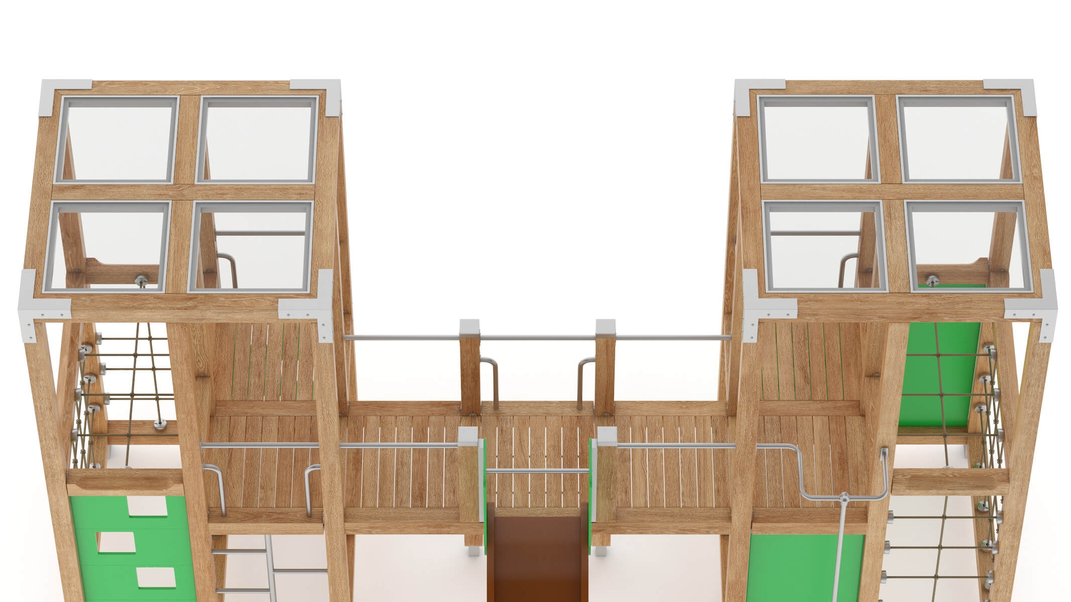 Lappset Halo Twin Play Tower - 3D Model by frezzy