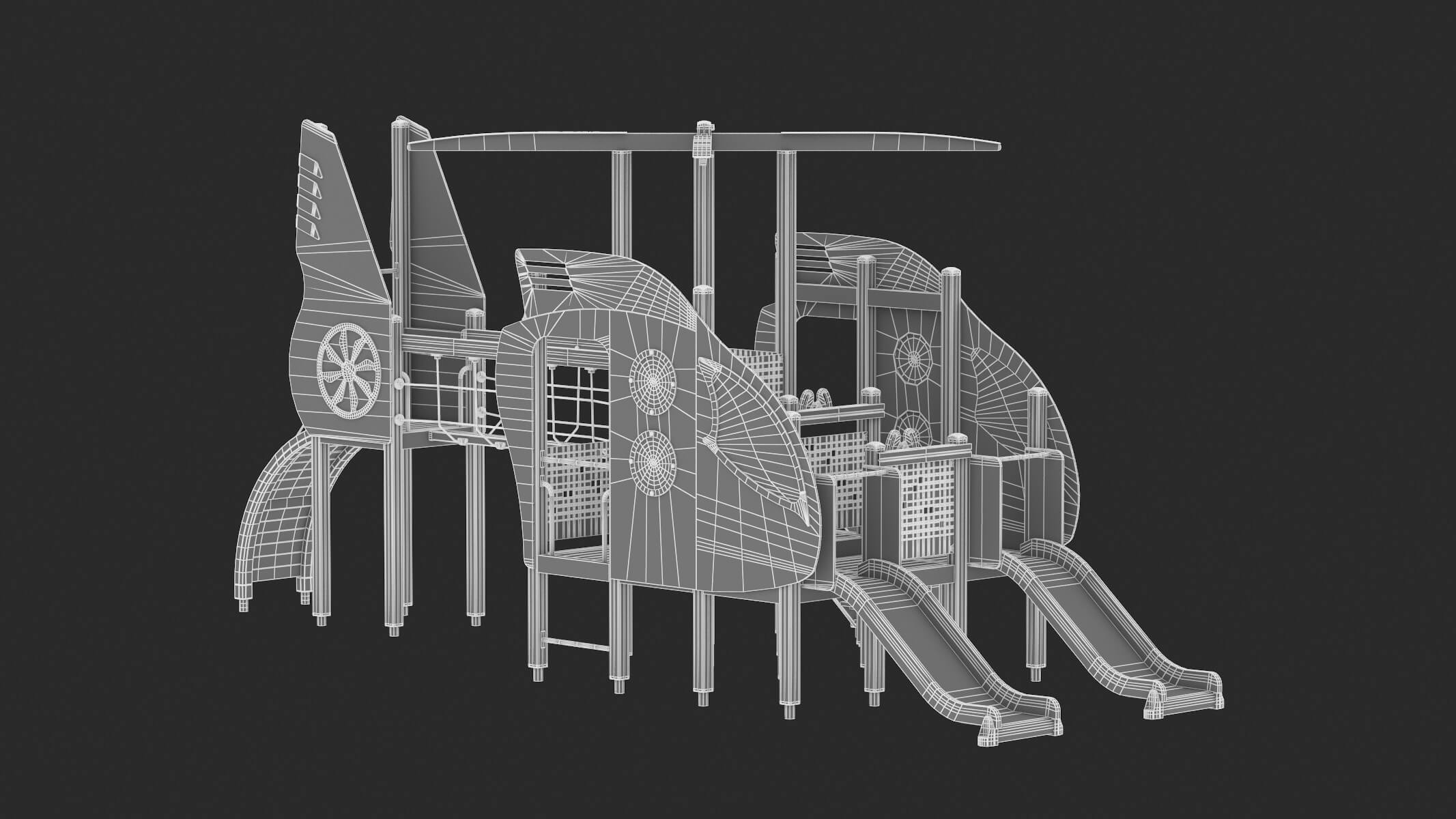 Lappset Helicopter - 3D Model by frezzy