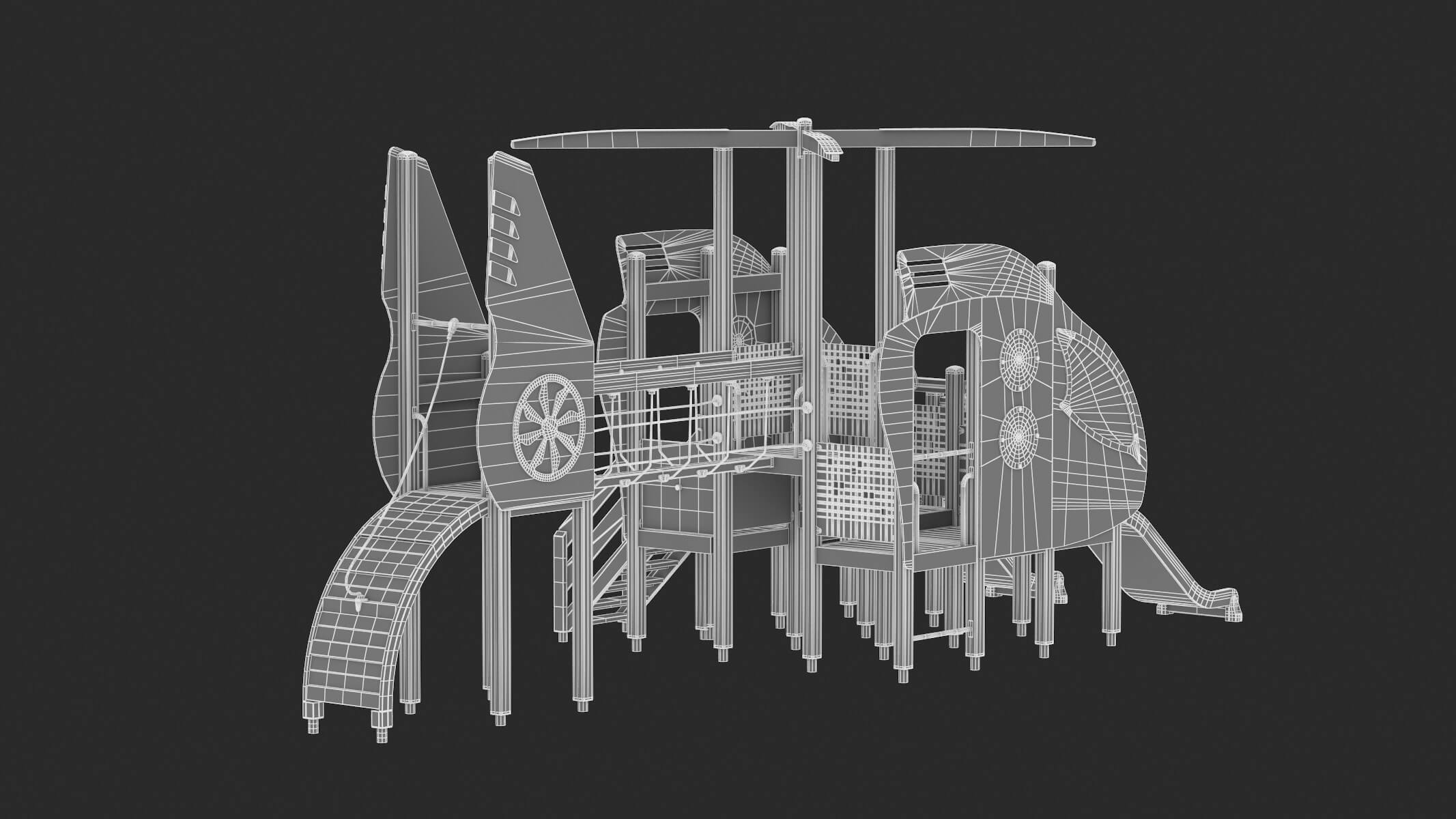 Lappset Helicopter - 3D Model by frezzy