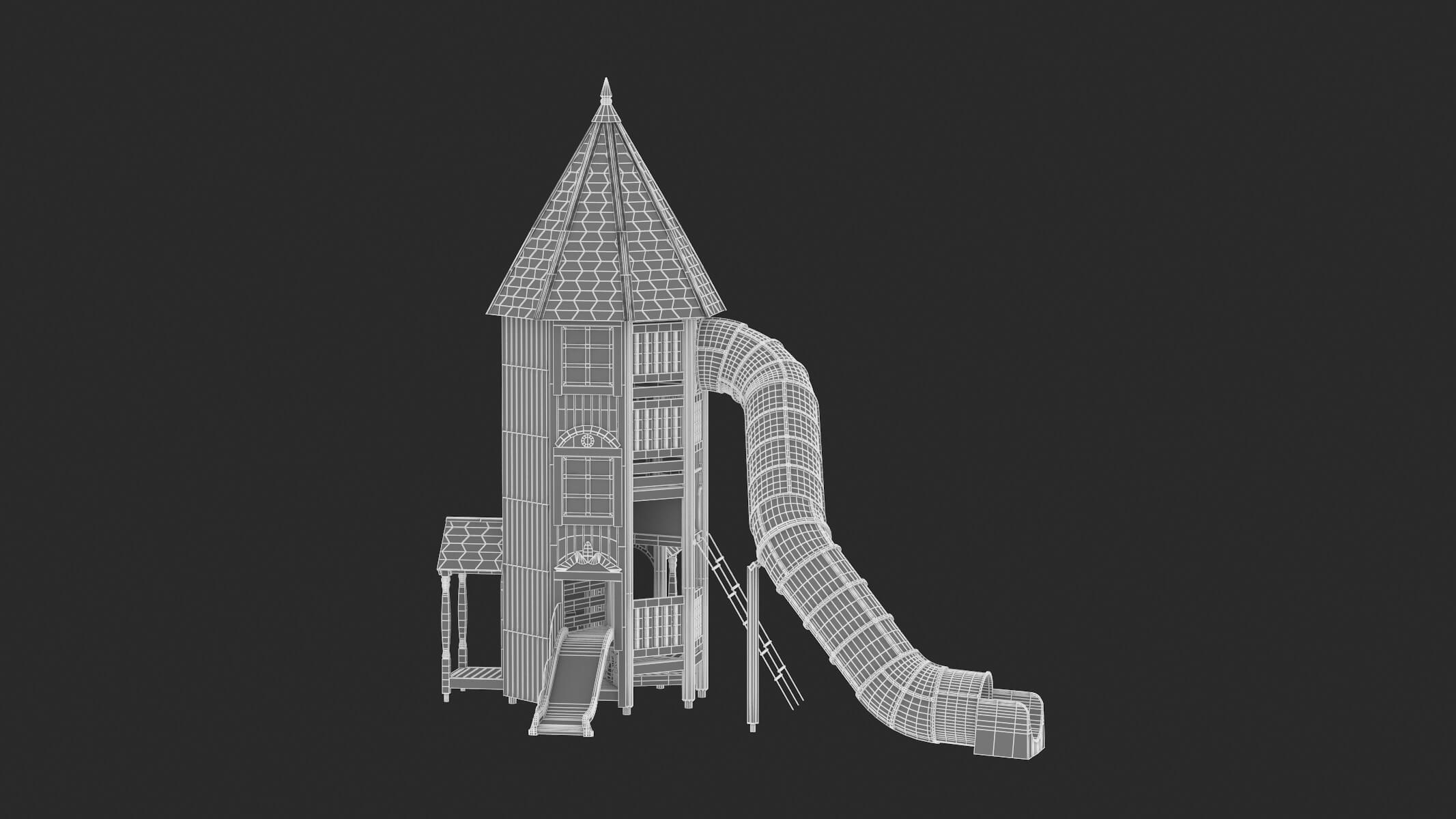 Lappset Moomin House - 3D Model by frezzy