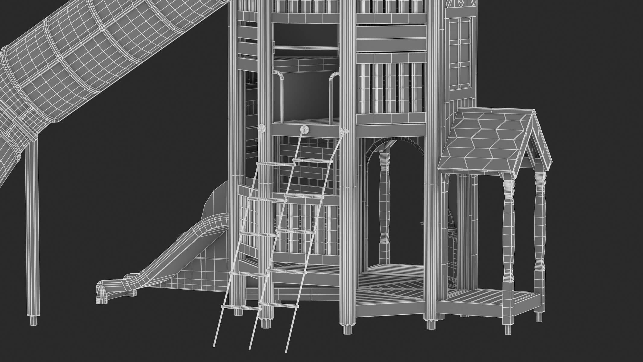 Lappset Moomin House - 3D Model by frezzy