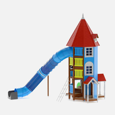 Lappset Moomin House - 3D Model by frezzy