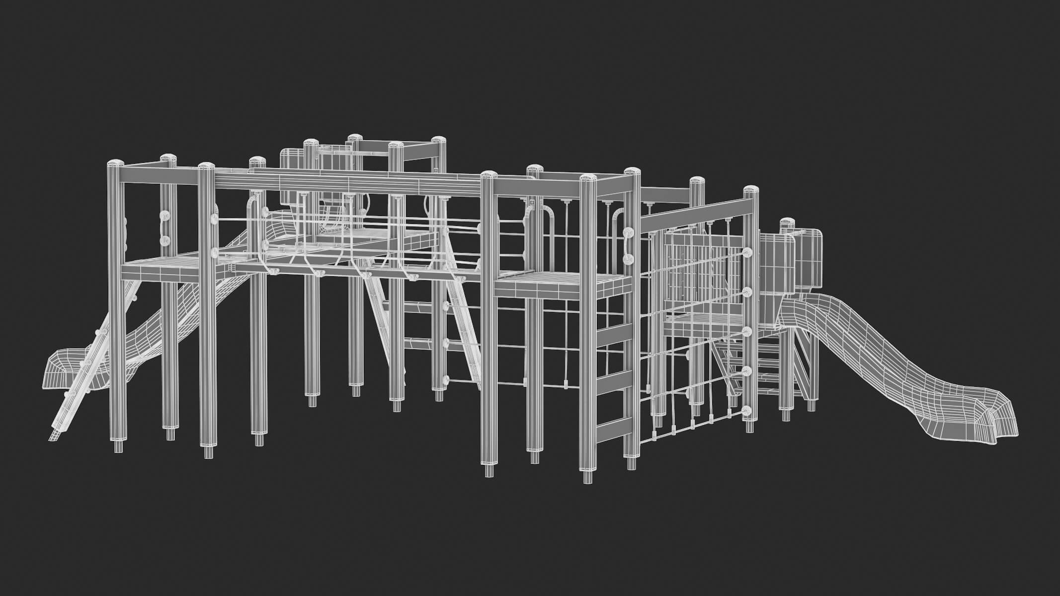 Lappset Motoric Track 04 - 3D Model by frezzy