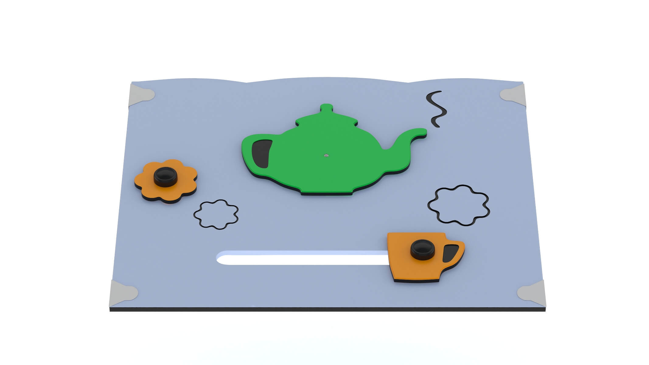 Lappset Teamtime Activity Panel - 3D Model by frezzy