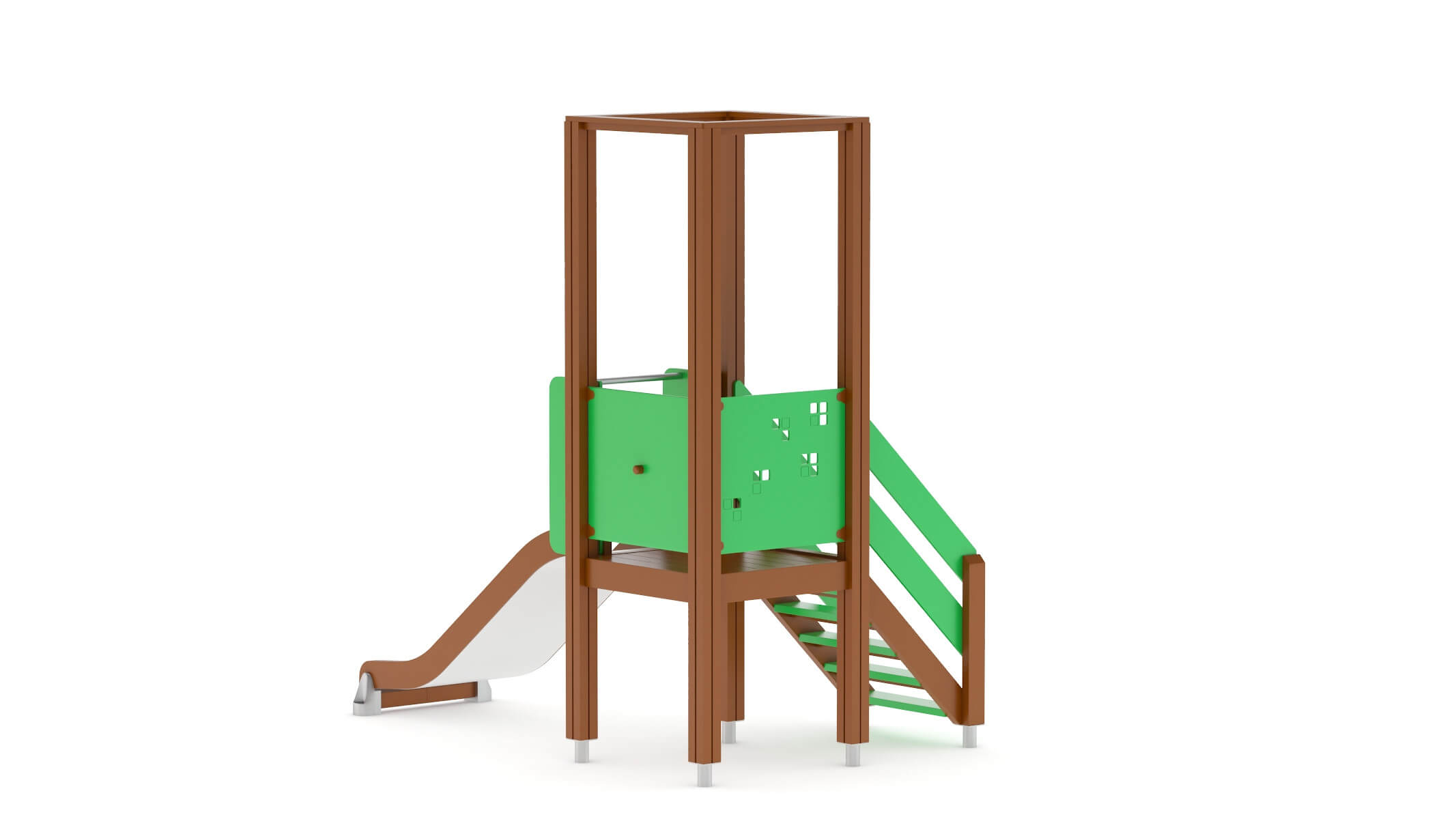 Lappset Tower and Slide - 3D Model by frezzy