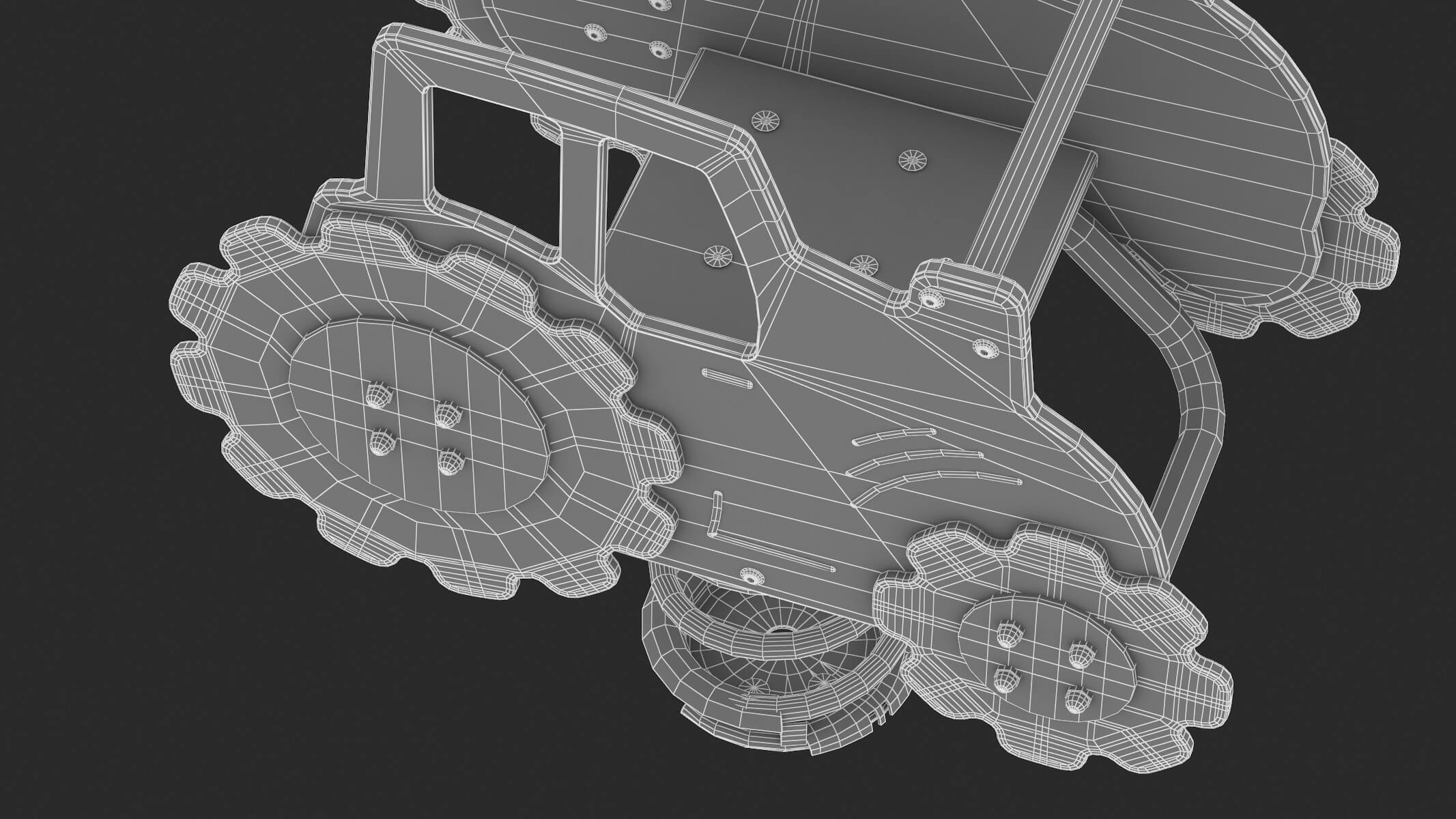 Lappset Tractor - 3D Model by frezzy