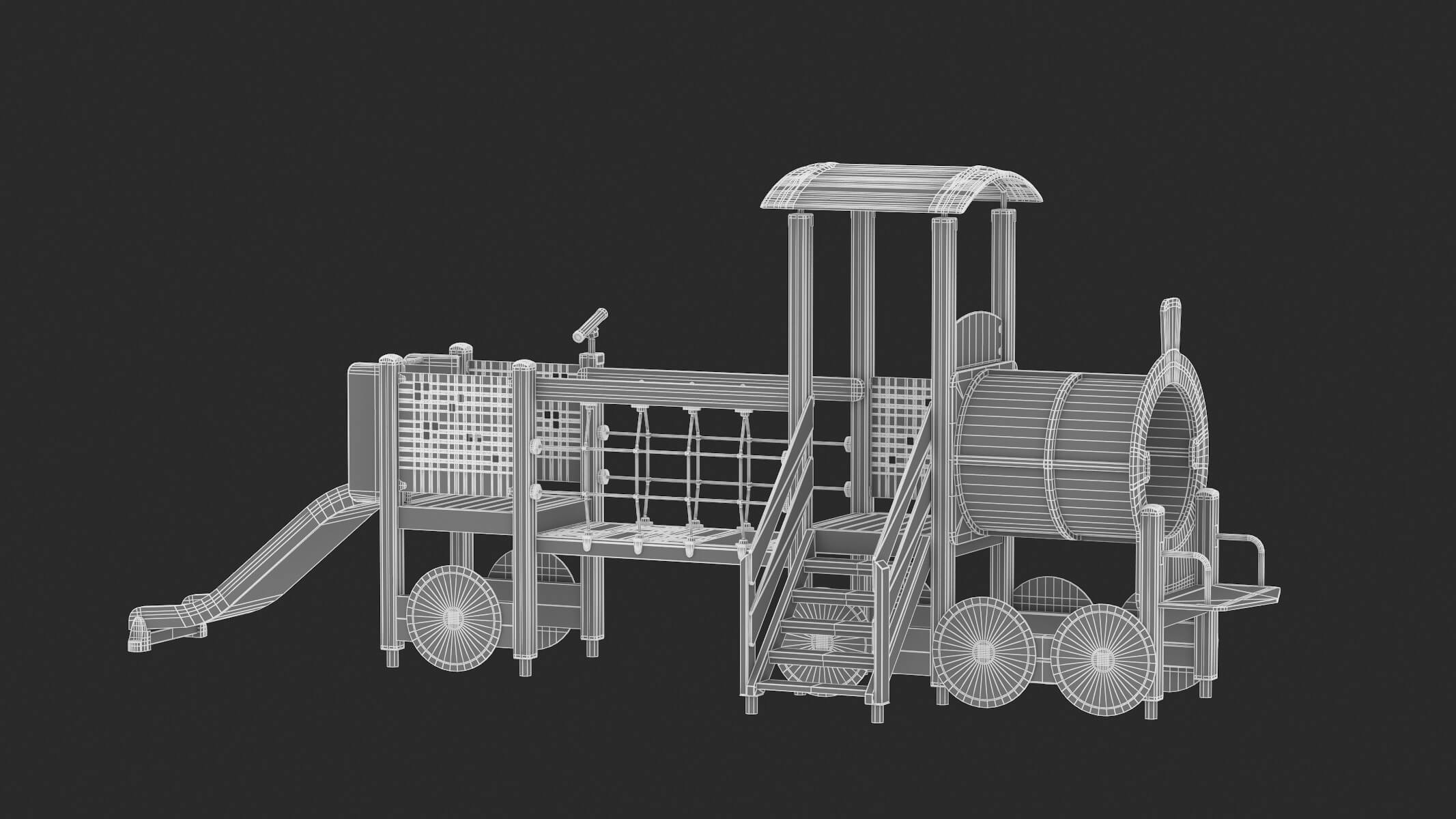 Lappset Train - 3D Model by frezzy