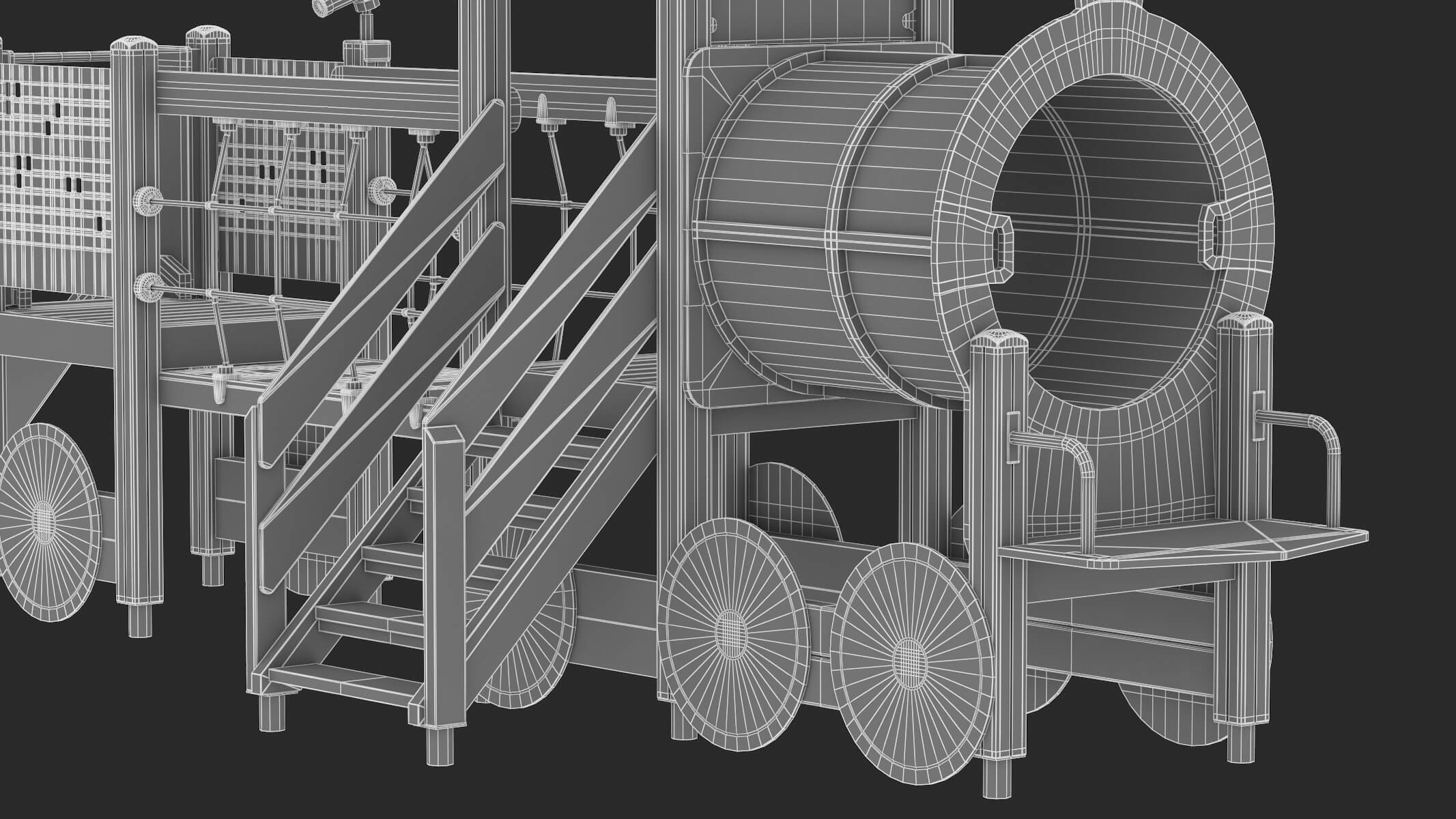 Lappset Train - 3D Model by frezzy