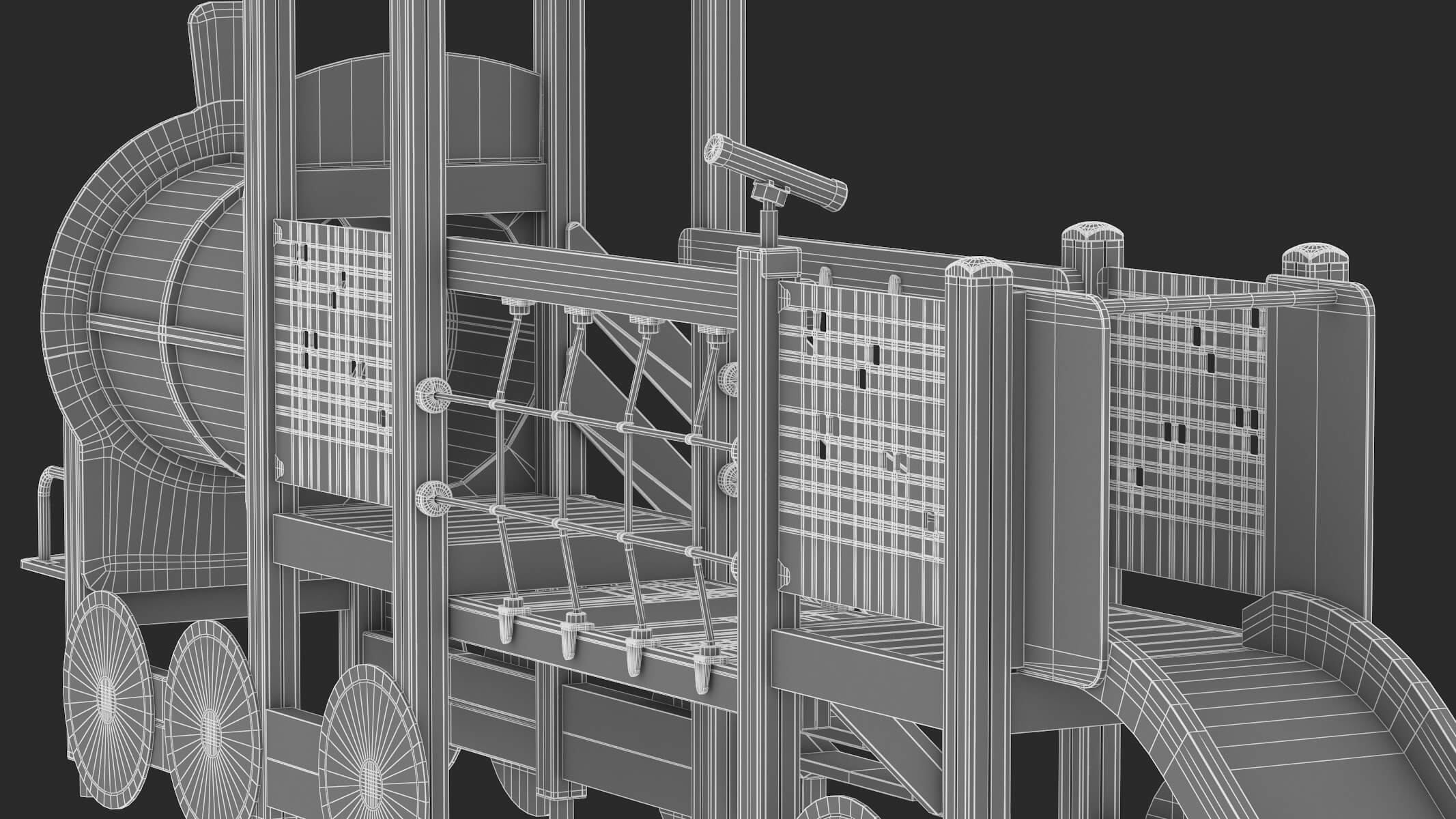 Lappset Train - 3D Model by frezzy