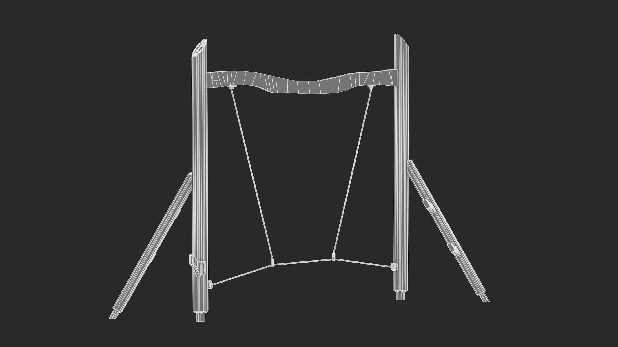 Lappset Troll Trapeze - 3D Model by frezzy